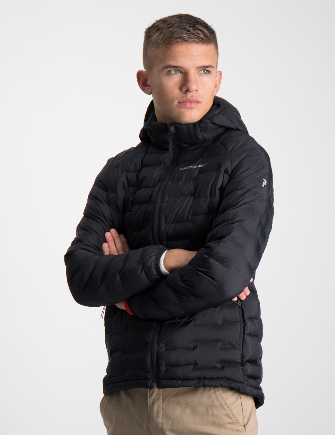 Peak Performance Jr Argon Light Hood J Svart för Kille | Kids Brand Store