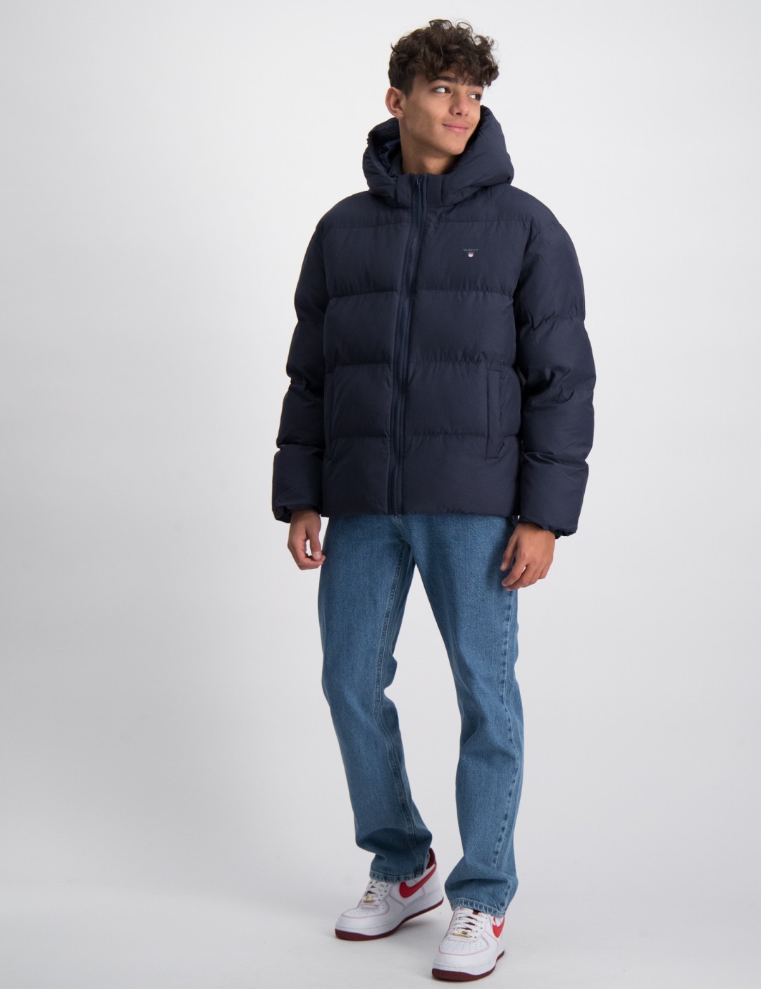 GANT D1. PUFFER JACKET Blau für Jungen | Kids Brand Store