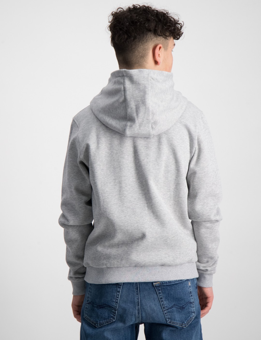 Lacoste SWEATSHIRT ZIP HOOD Grå för Kille | Kids Brand Store