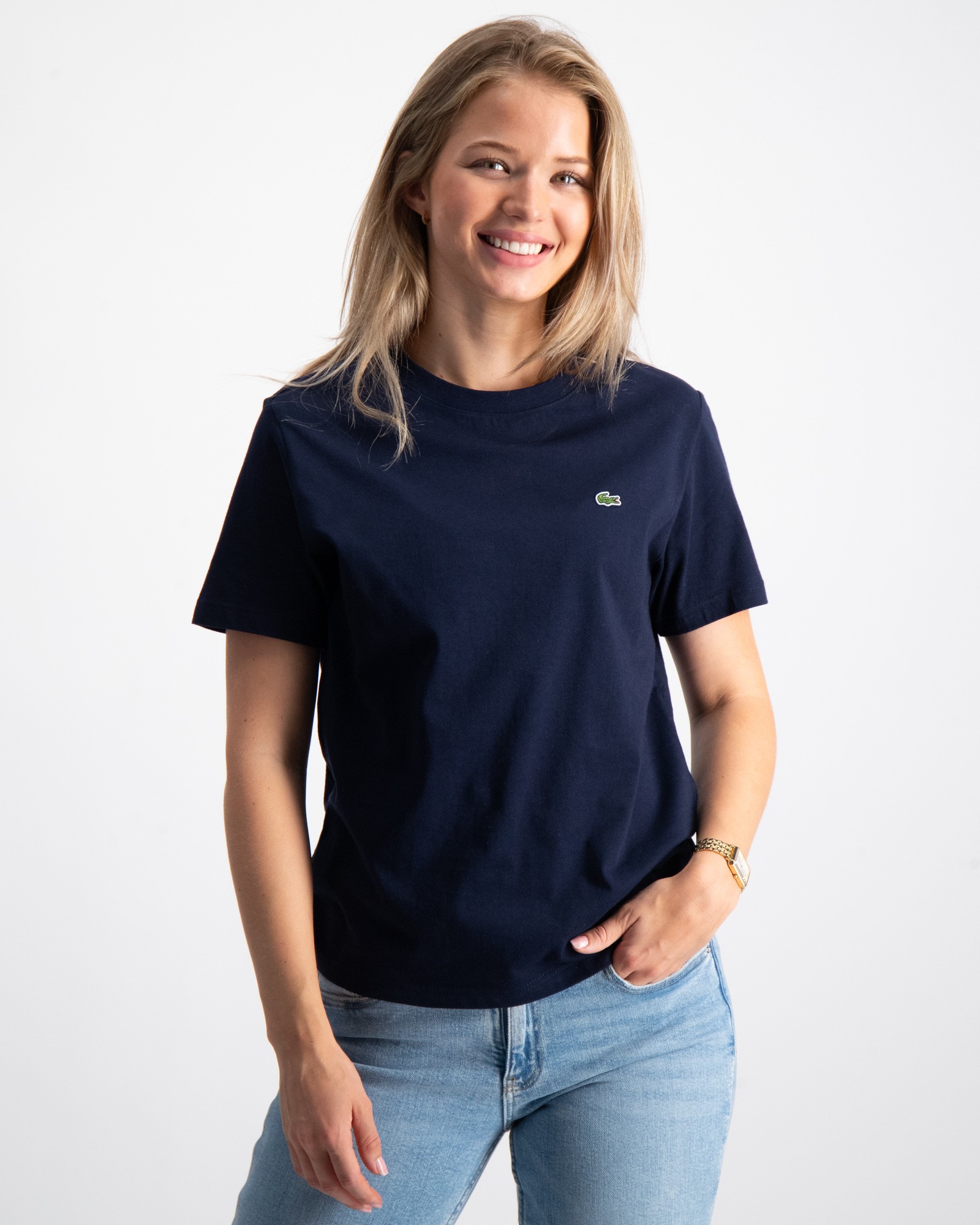 Lacoste TEE-SHIRT Blauw voor Meisjes | Kids Brand Store