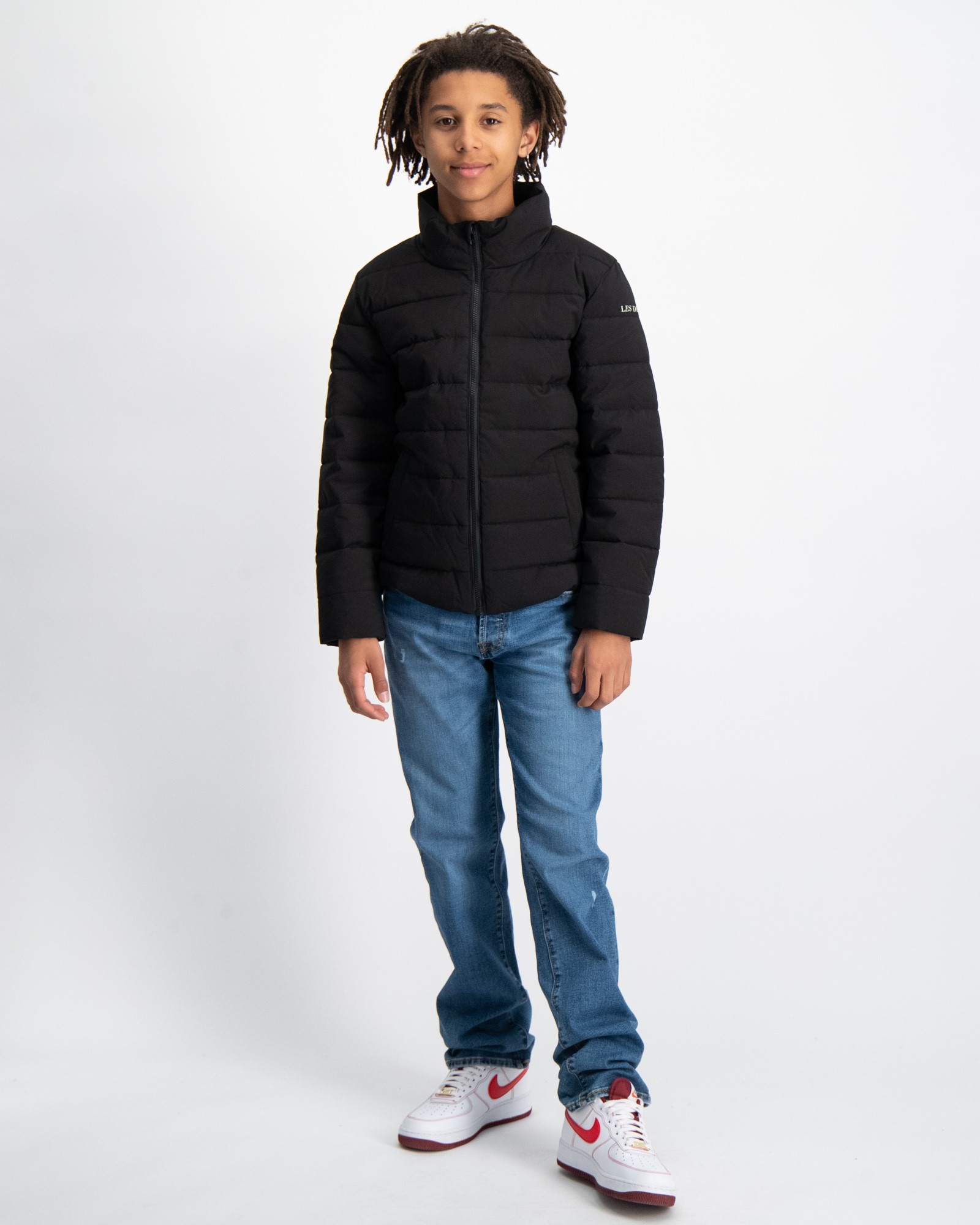 Les Deux Mattis Puffer Jacket Kids Svart för Kille | Kids Brand Store