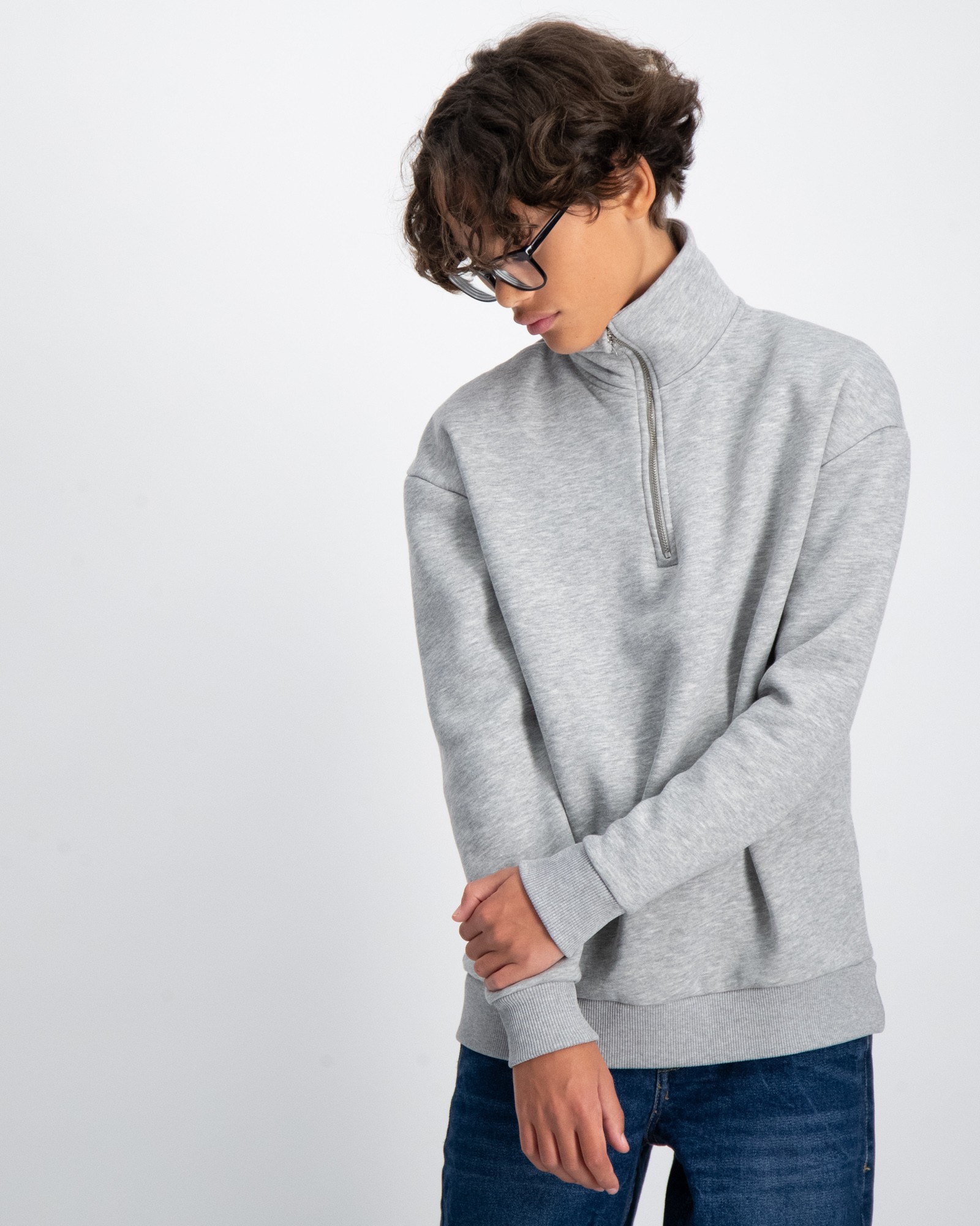 RYVLS Everyday Half Zip Grå til Gutt | Kids Brand Store