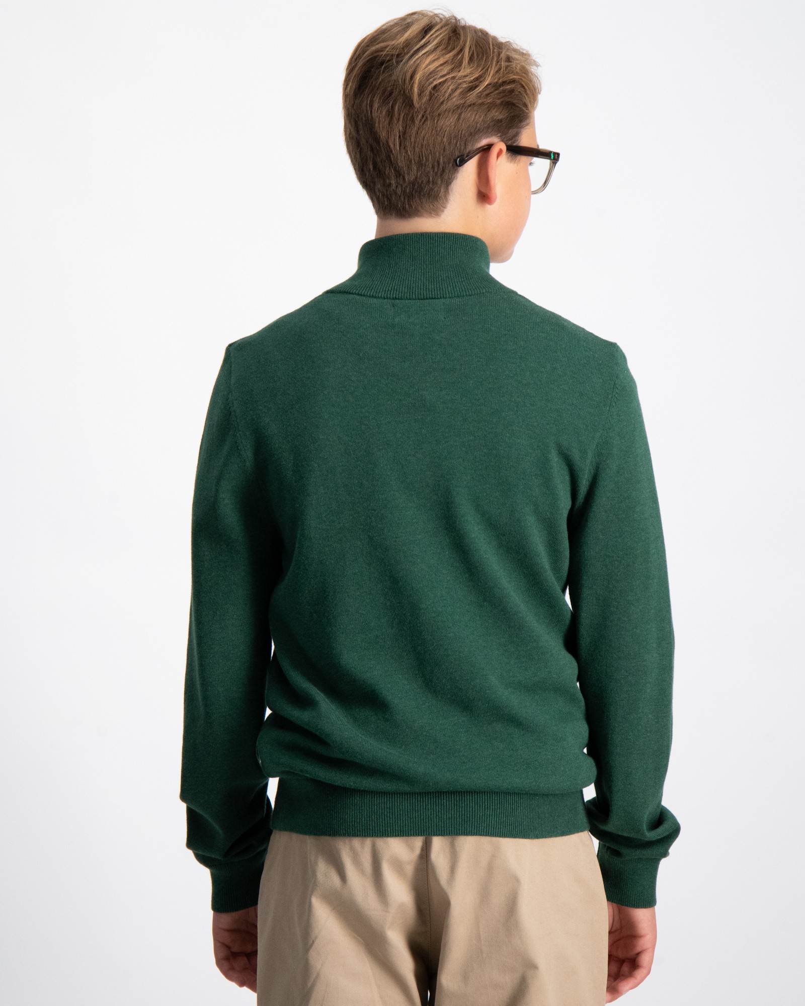 Lexington Freddy Half-Zip Sweater Grønn til Gutt | Kids Brand Store