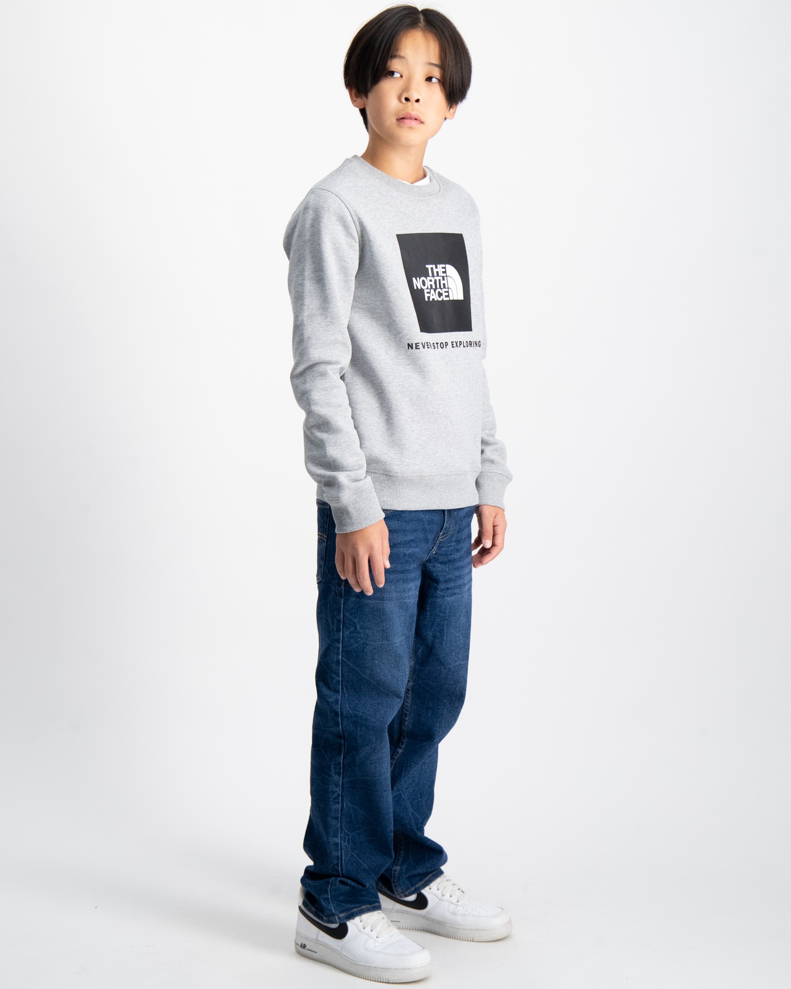 The North Face TEEN REDBOX CREW Multi voor Jongens | Kids Brand Store