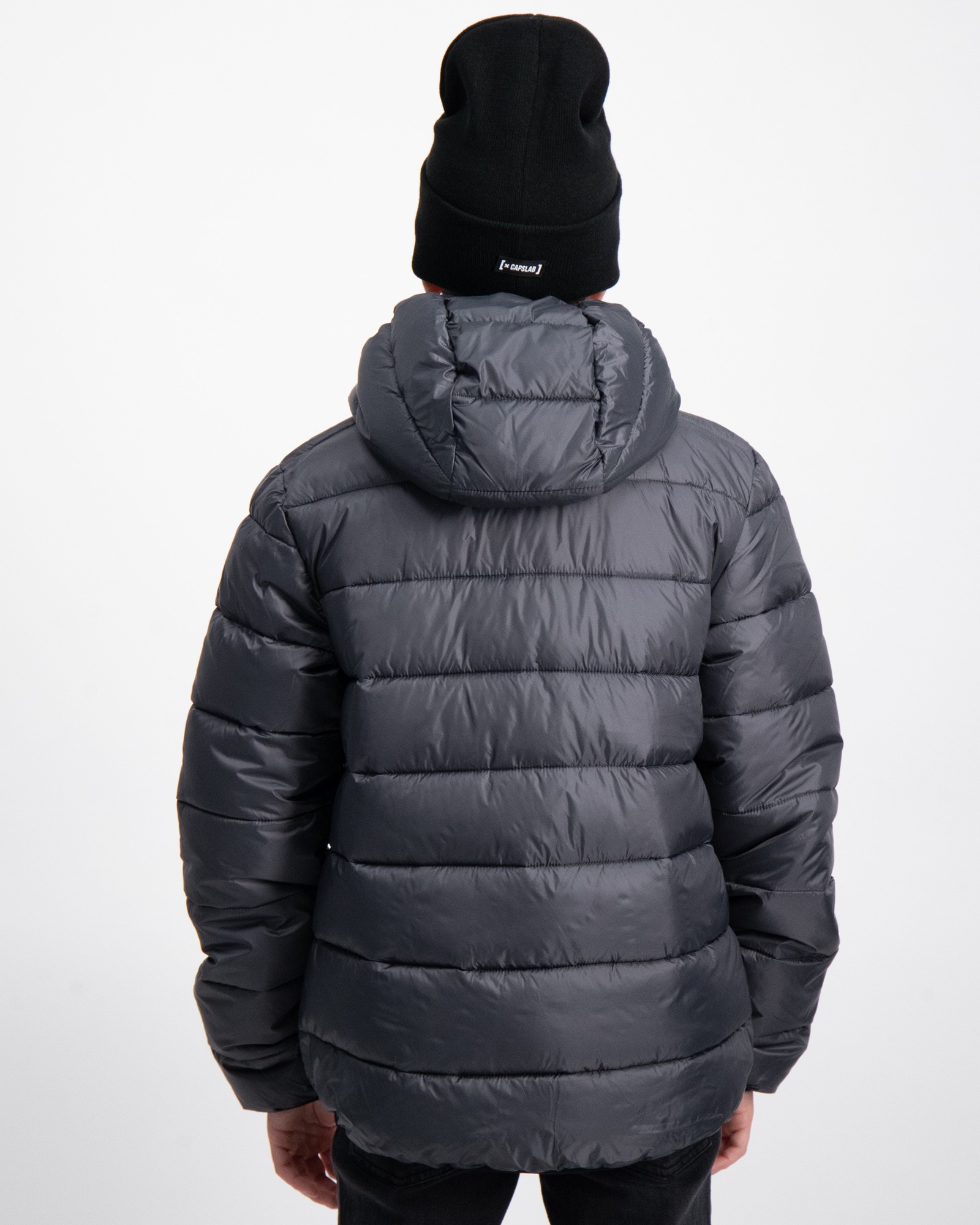 Champion Hooded Jacket Grau für Jungen | Kids Brand Store