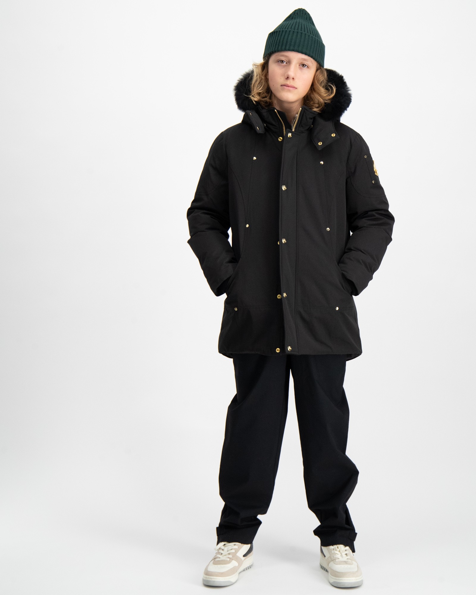 Moose Knuckles KIDS GOLD PARKA Svart för Kille | Kids Brand Store