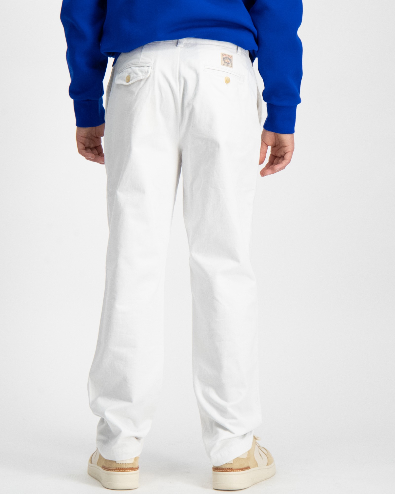 Polo Ralph Lauren Whitman Relaxed Fit Pleated Chino Pant Vit för Kille ...
