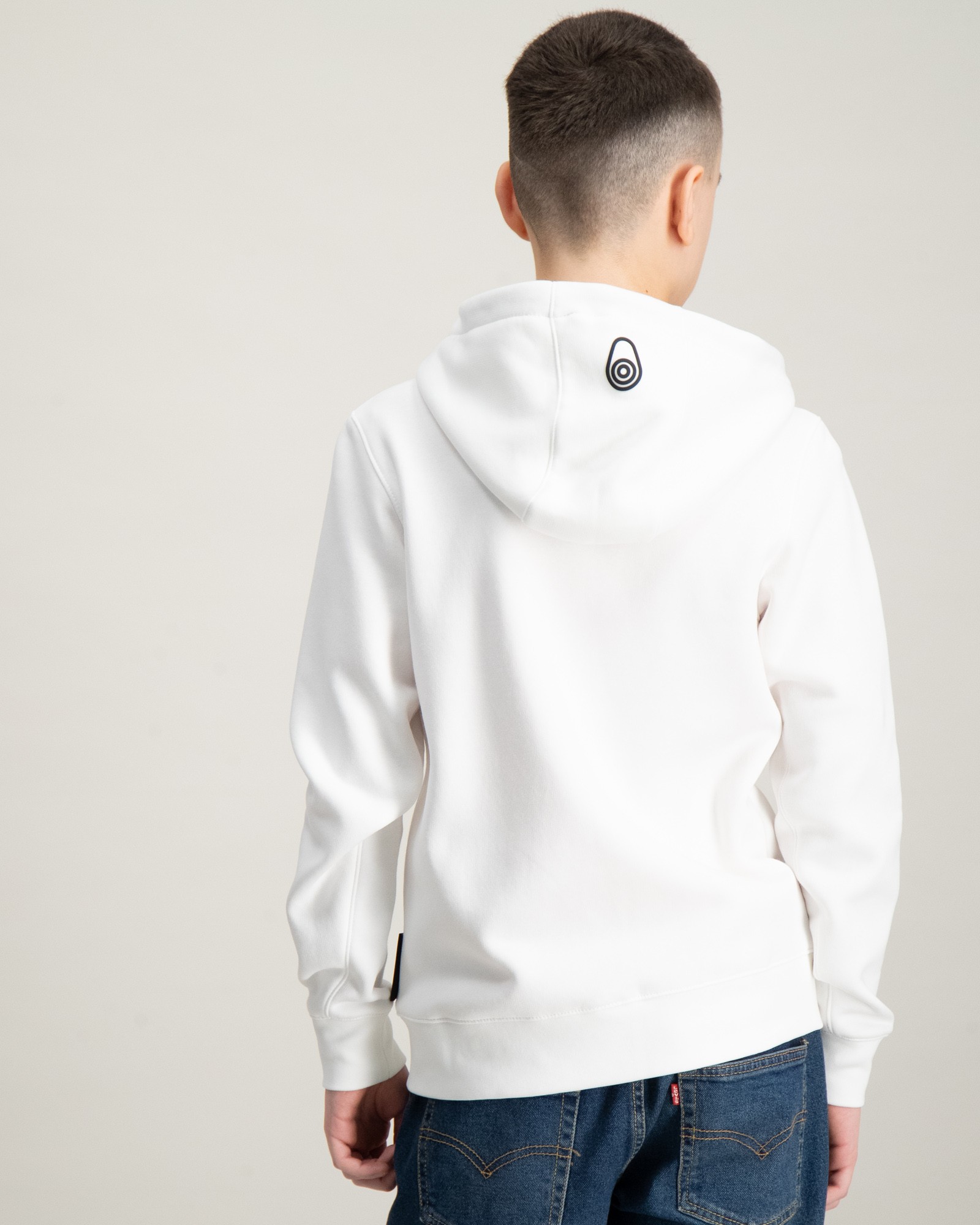 Sail Racing JR BOWMAN LOGO ZIP HOOD Vit för Kille | Kids Brand Store