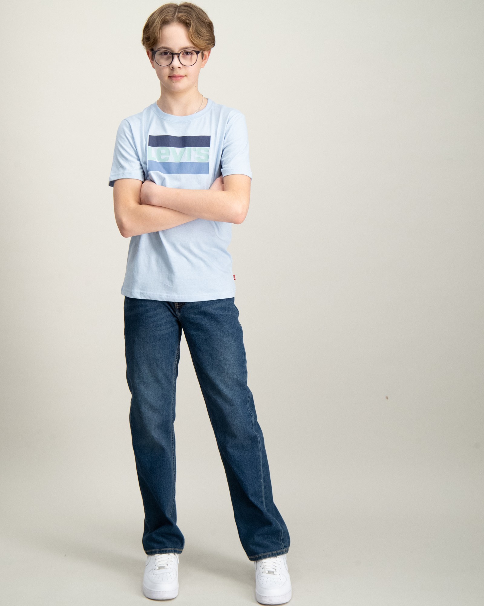 Levi's LVB SPORTSWEAR LOGO TEE Blå för Kille | Kids Brand Store