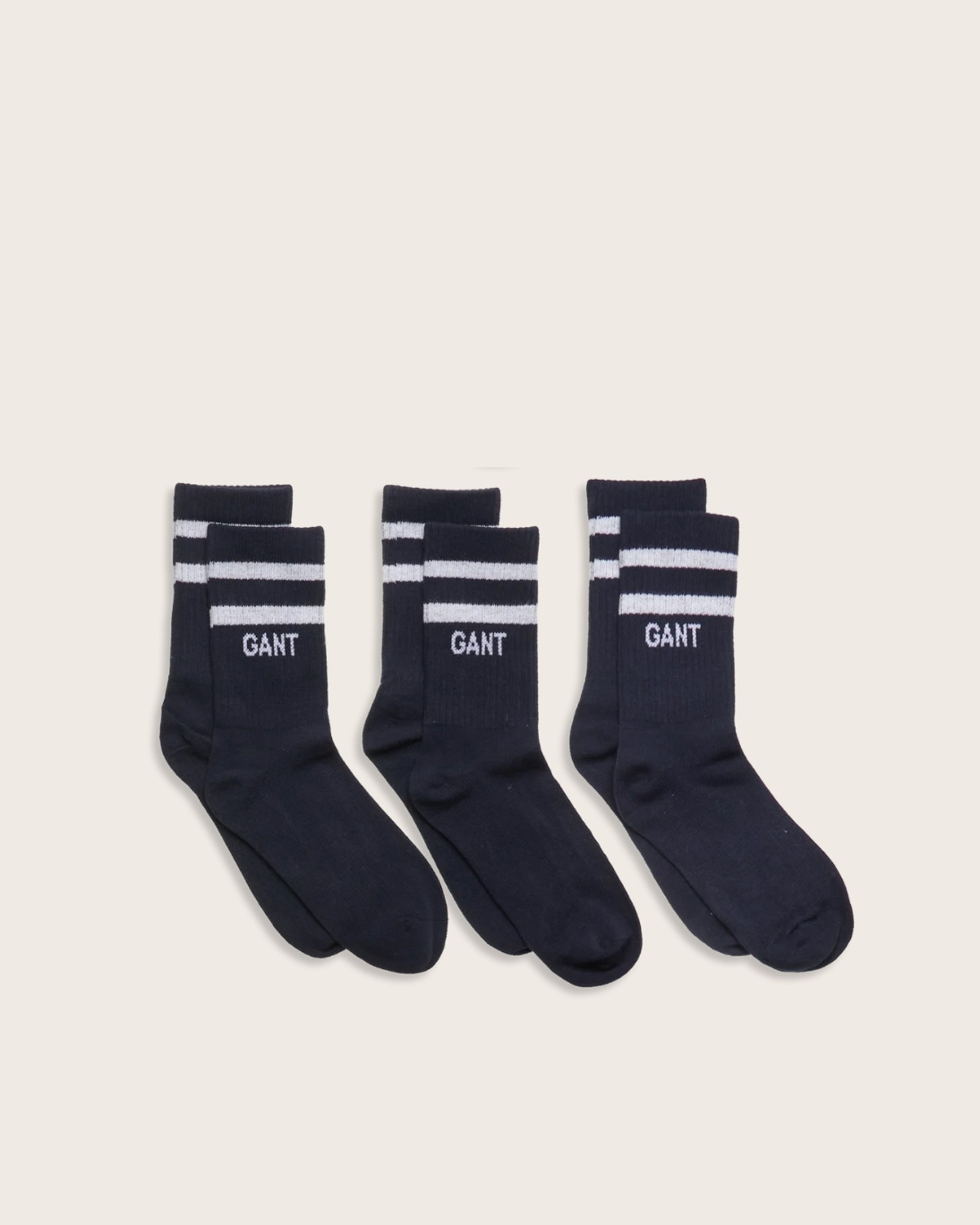 GANT SPORT SOCKS 3-PACK Blå för Unisex | Kids Brand Store