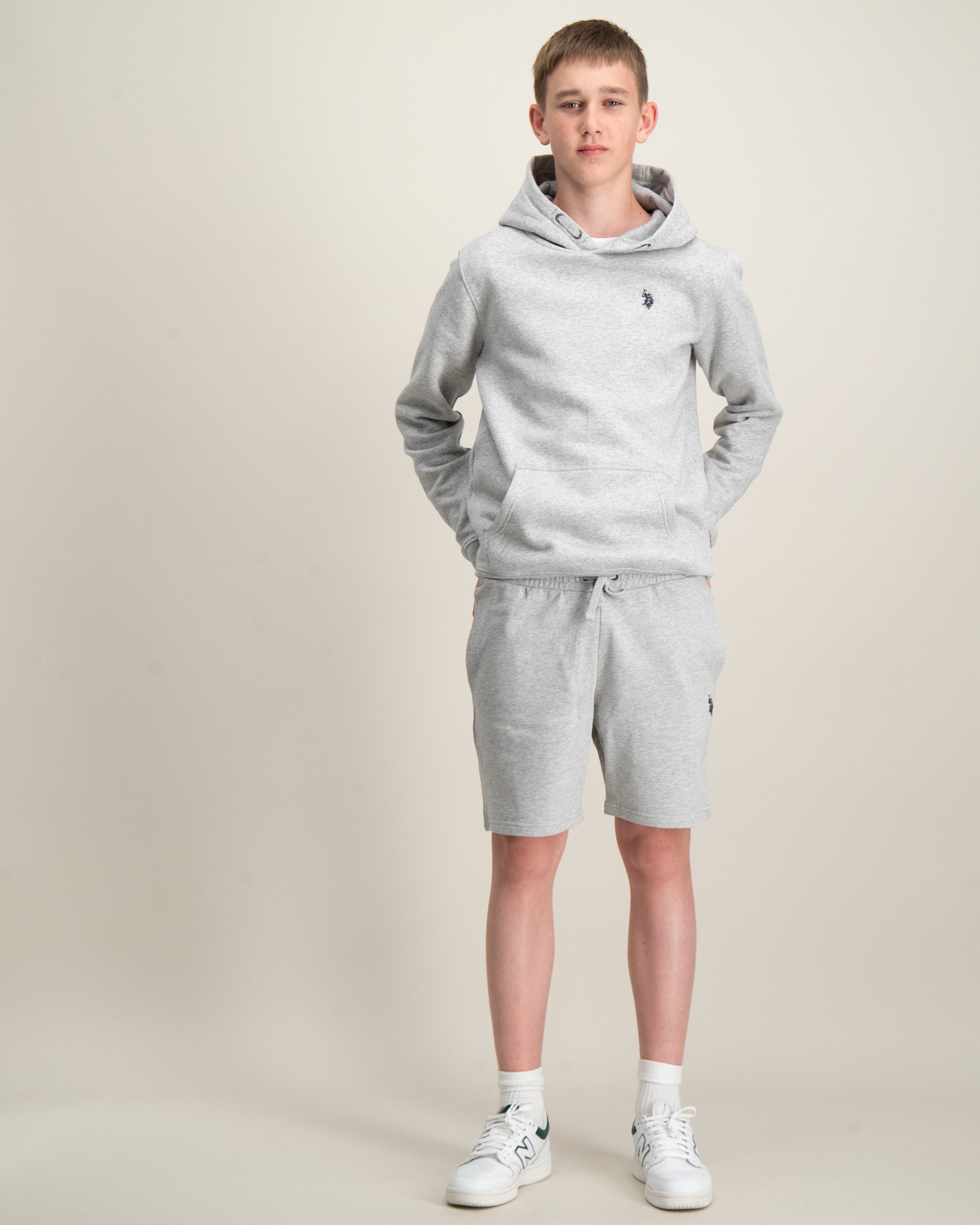 U.S. Polo Assn. DHM LB Sweat Short Grau für Jungen | Kids Brand Store