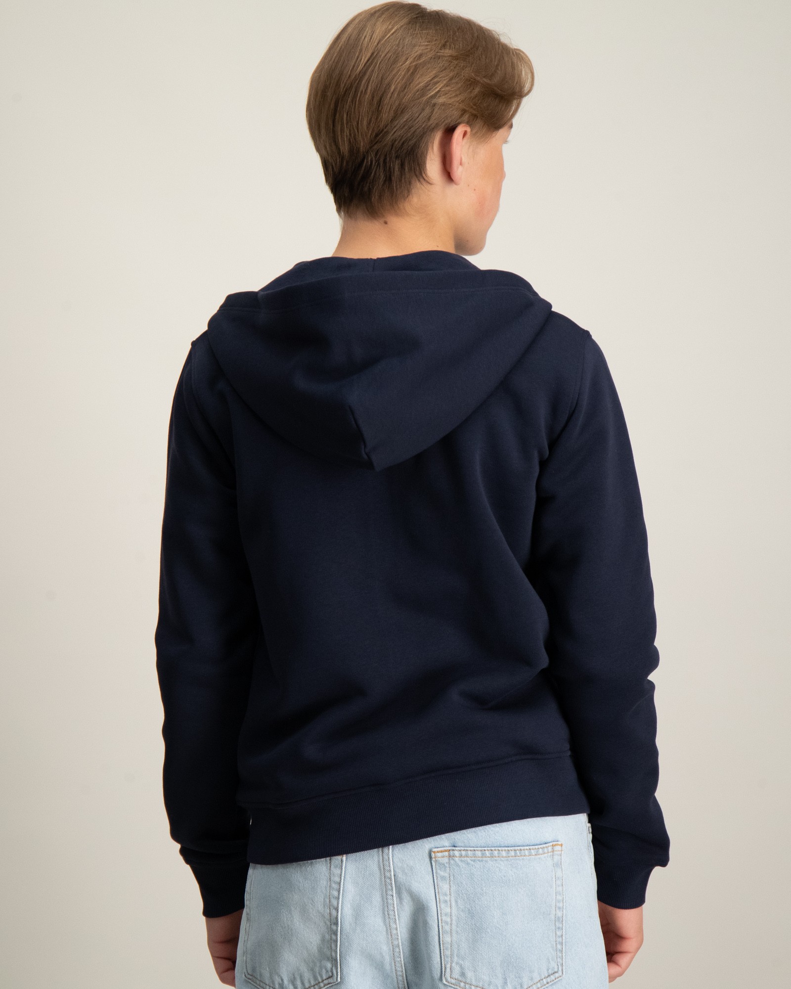 GANT SHIELD ZIP HOODIE Blå för Kille | Kids Brand Store