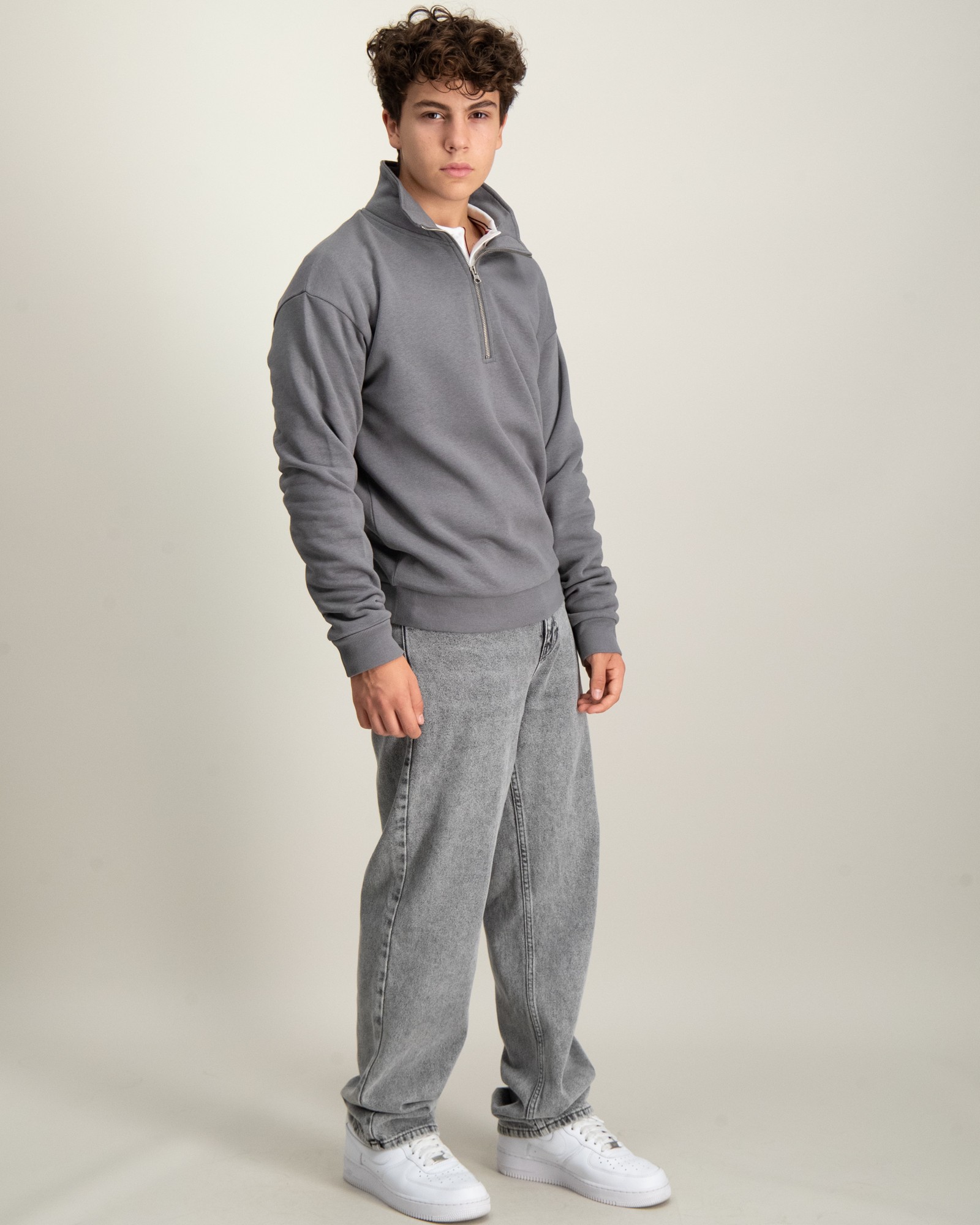 RYVLS Everyday Half Zip Grå til Gutt | Kids Brand Store