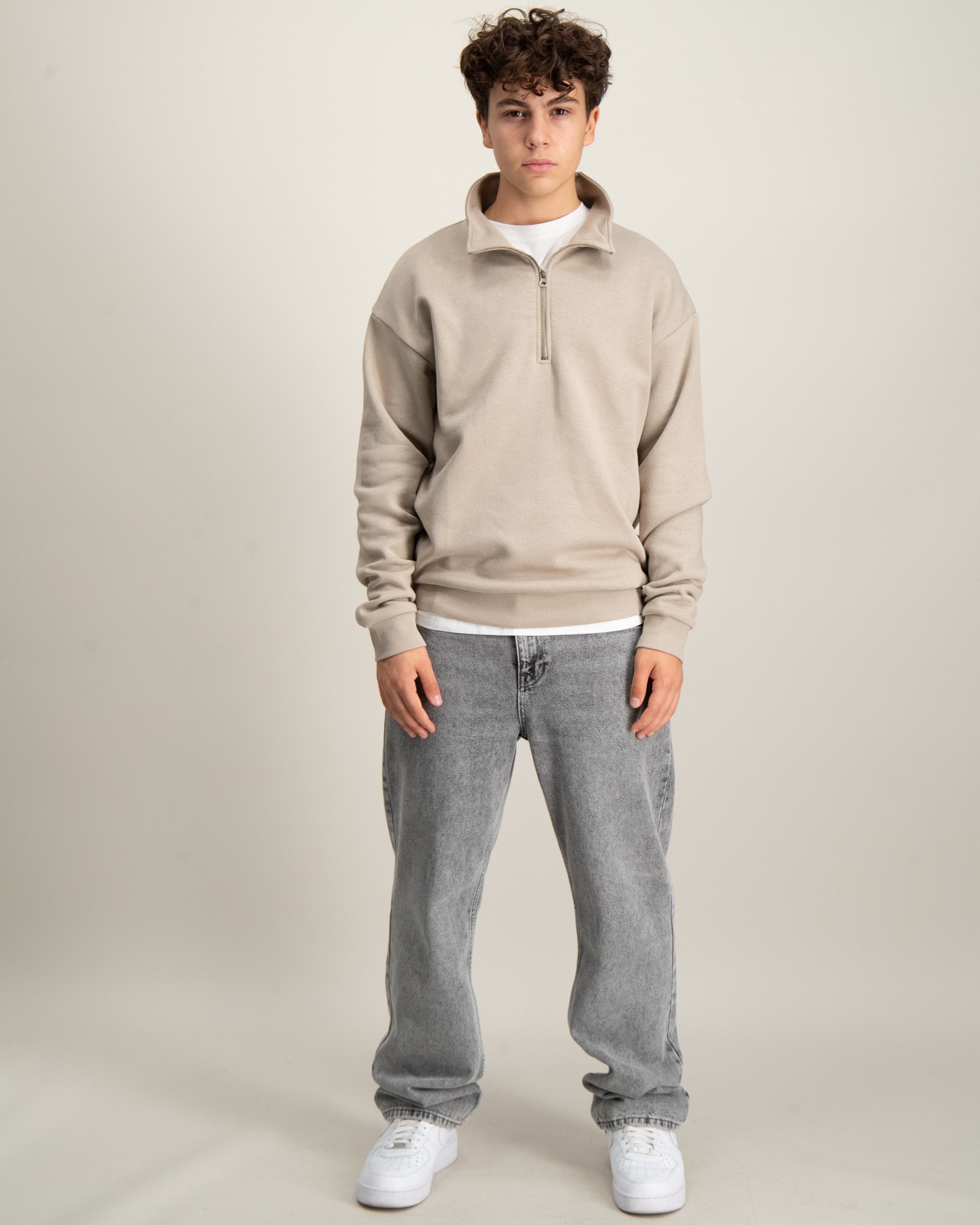 RYVLS Everyday Half Zip Beige til Gutt | Kids Brand Store