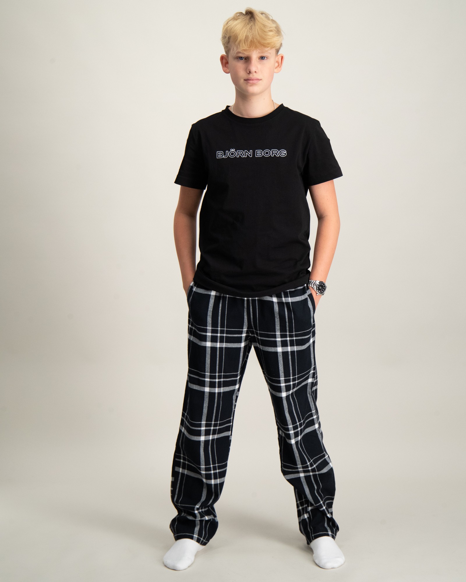 Björn Borg CORE PYJAMA PANTS Multi för Kille | Kids Brand Store