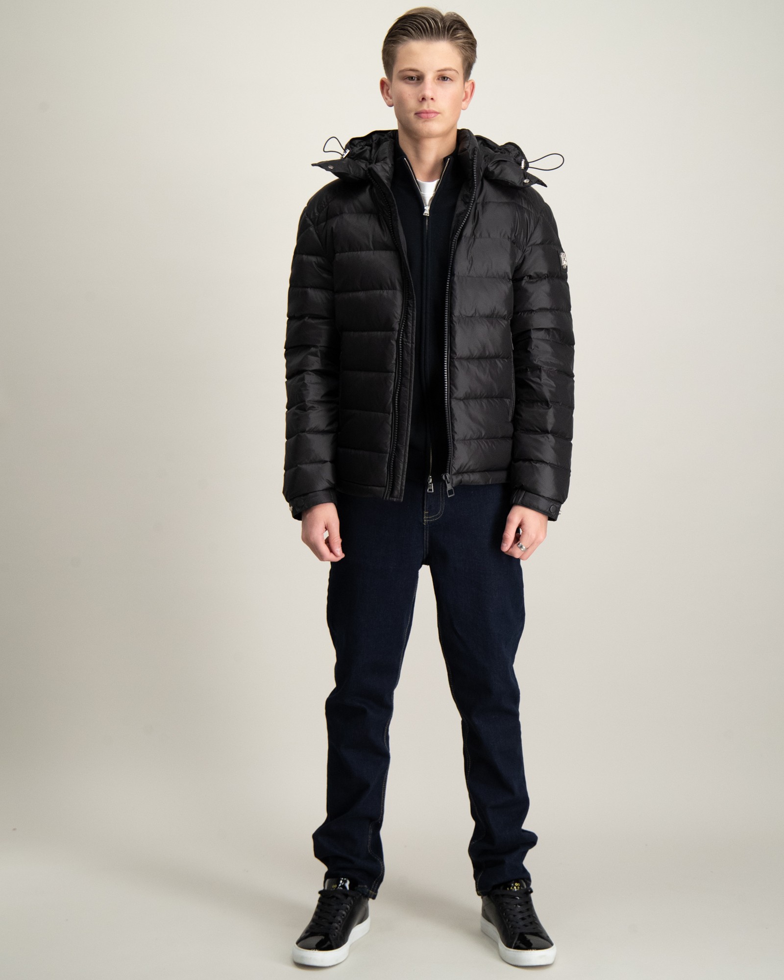 BVALDI BV Puffer Jacket Noir pour Garçon | Kids Brand Store