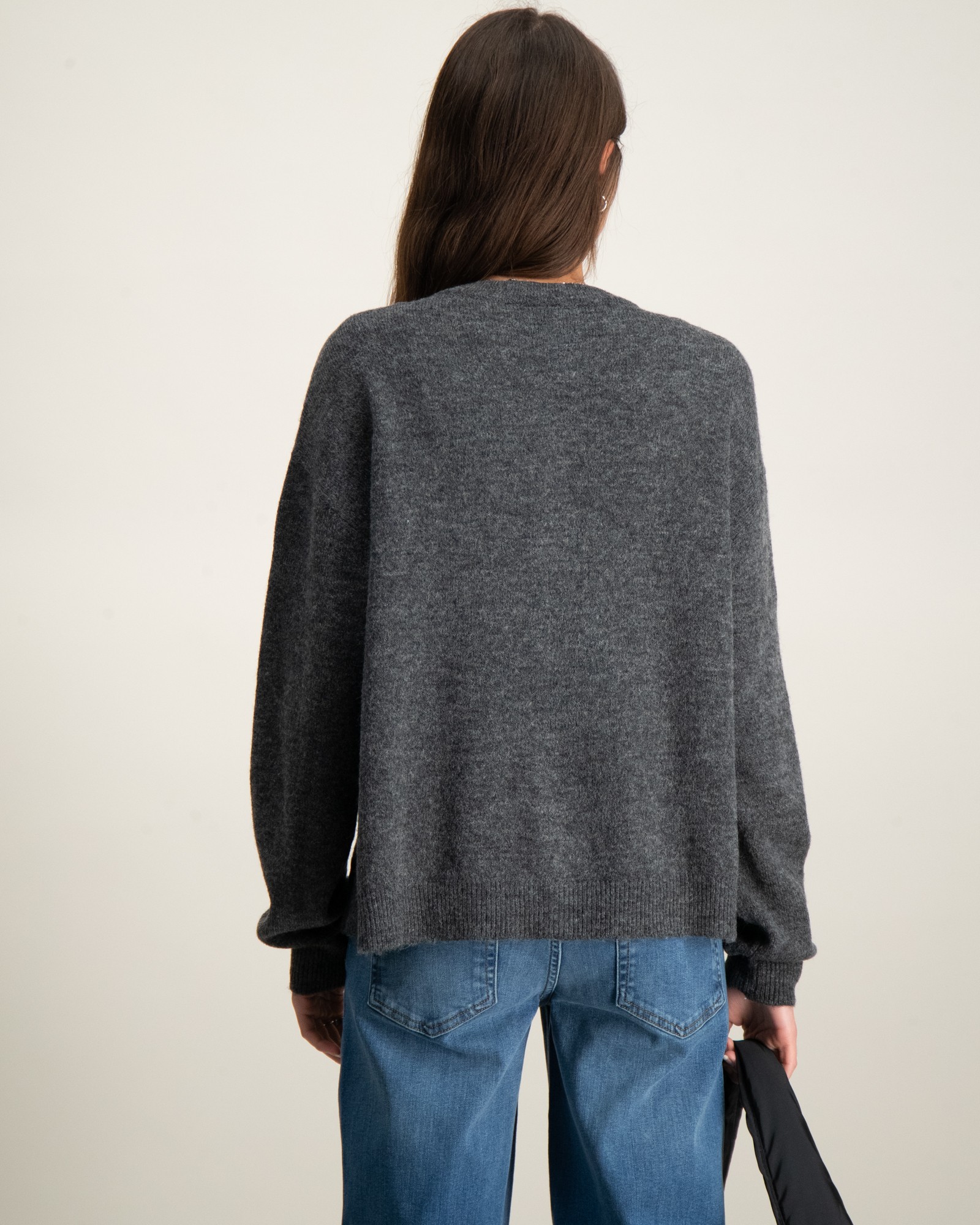 LMTD NLFLODET LS SHORT KNIT CARDIGAN Grå til Jente | Kids Brand Store