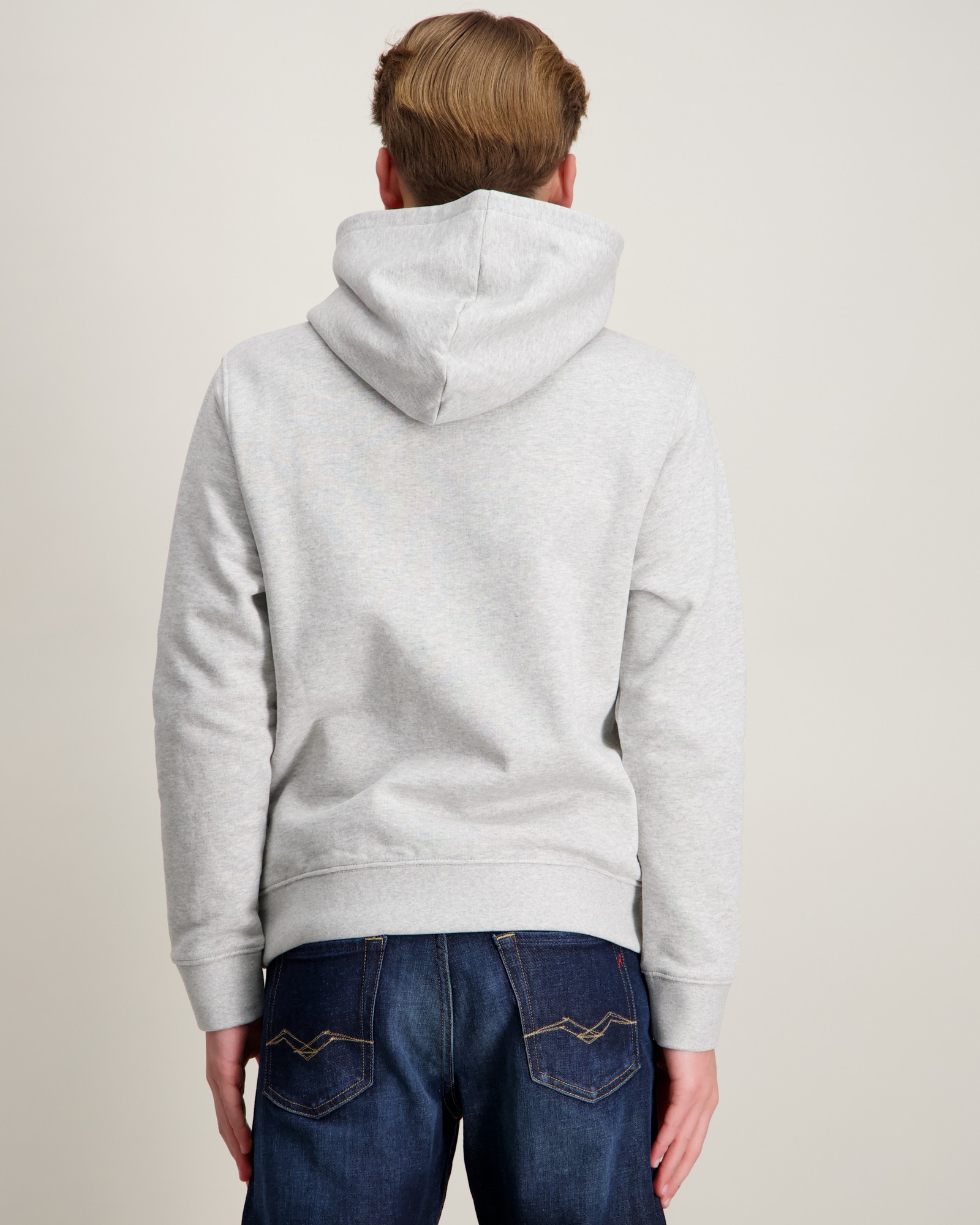 Lexington Lucas Organic Cotton Logo Hoodie Grau für Jungen | Kids Brand Store