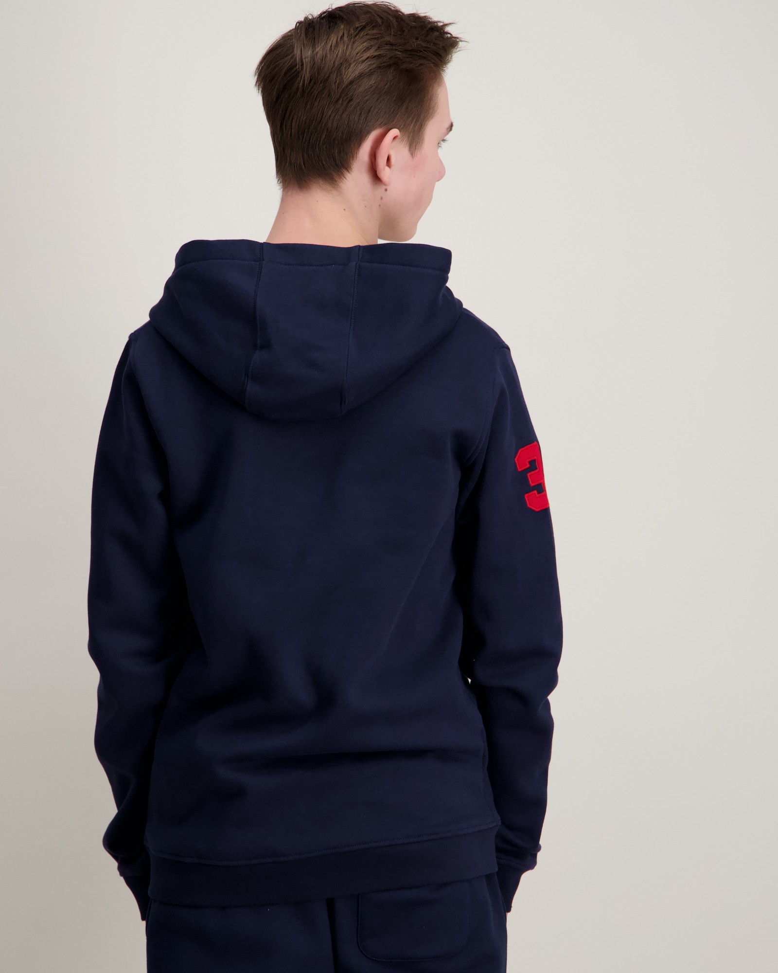 U.S. Polo Assn. Player 3 BB Zip Hoodie Sininen varten Pojat | Kids Brand Store