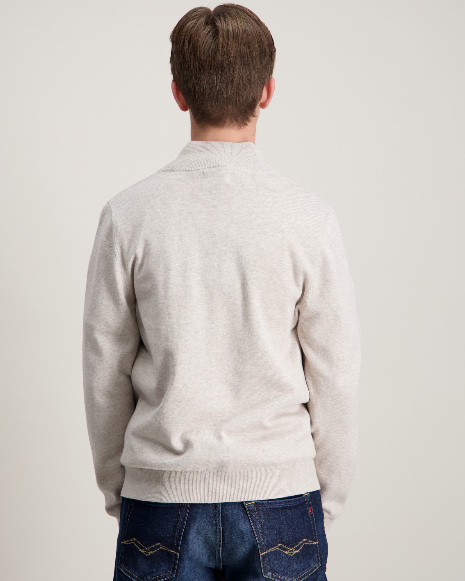 Lexington Freddy Half-Zip Sweater Beige til Gutt | Kids Brand Store