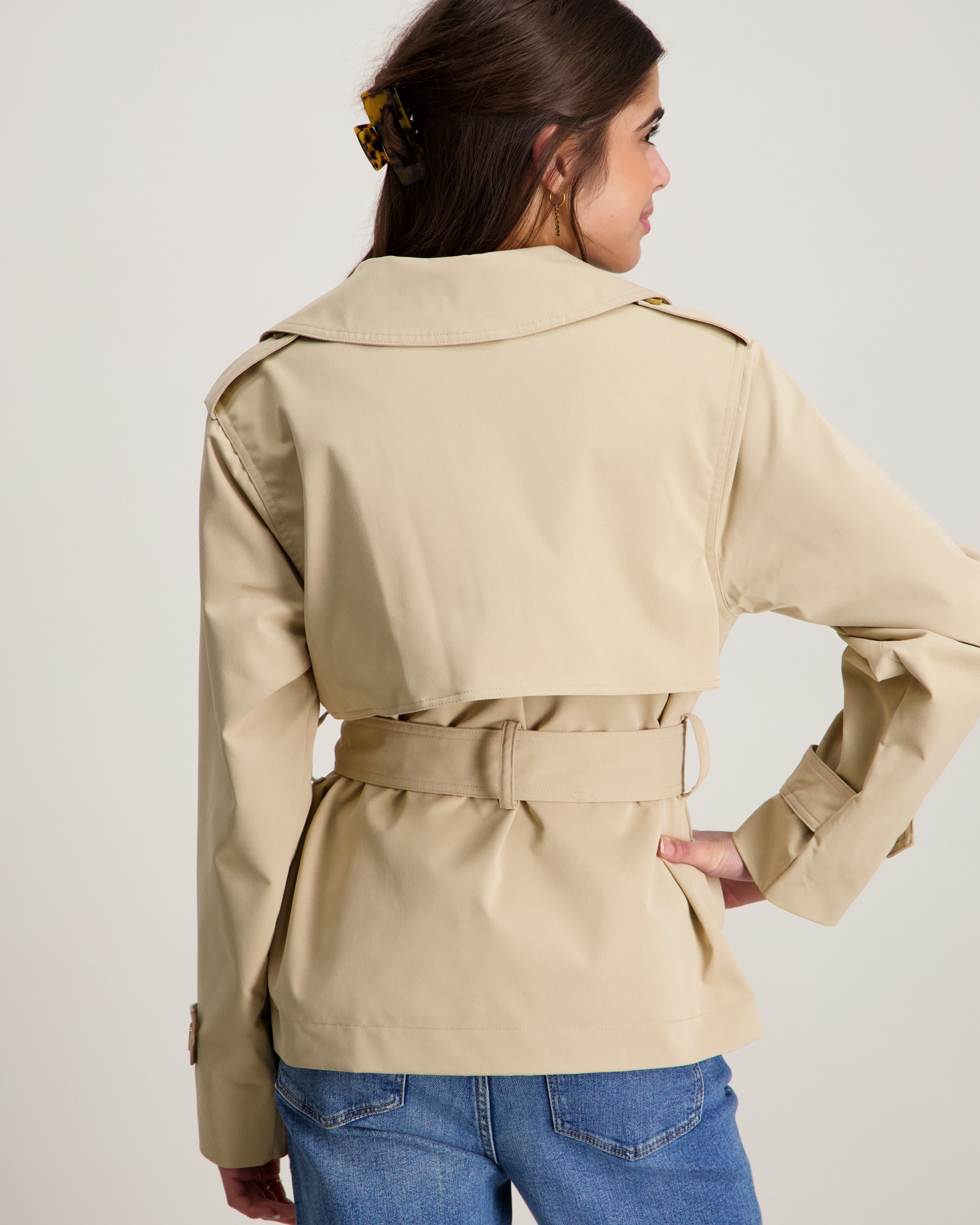 RYVLS Sthlm Belted Trench Beige til Pige | Kids Brand Store