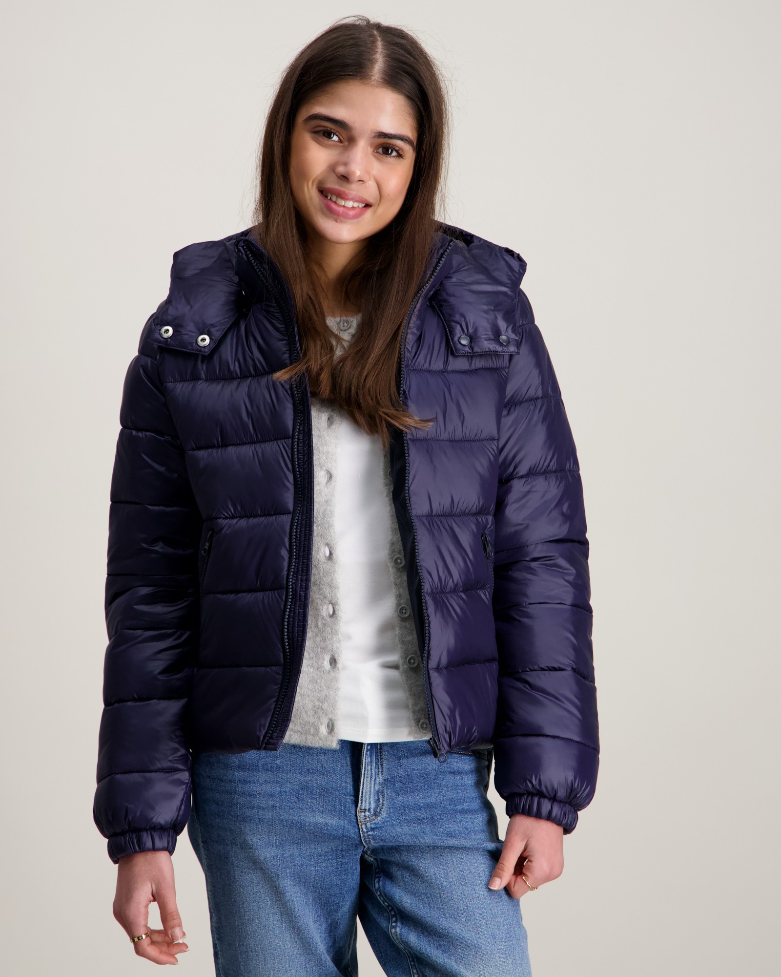Gina Tricot Young Y puffer jacket Blå til Jente | Kids Brand Store
