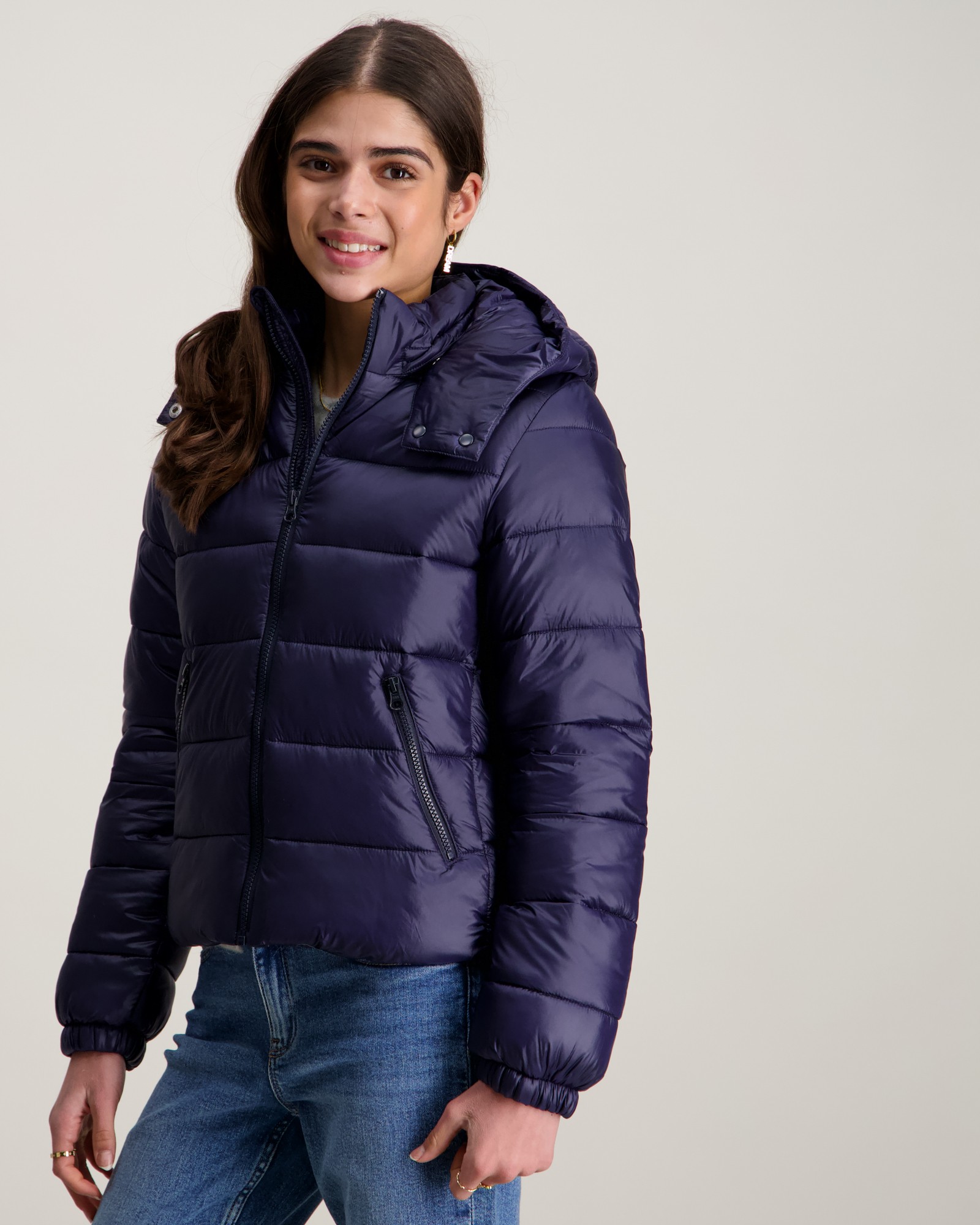 Gina Tricot Young Y puffer jacket Blå til Pige | Kids Brand Store
