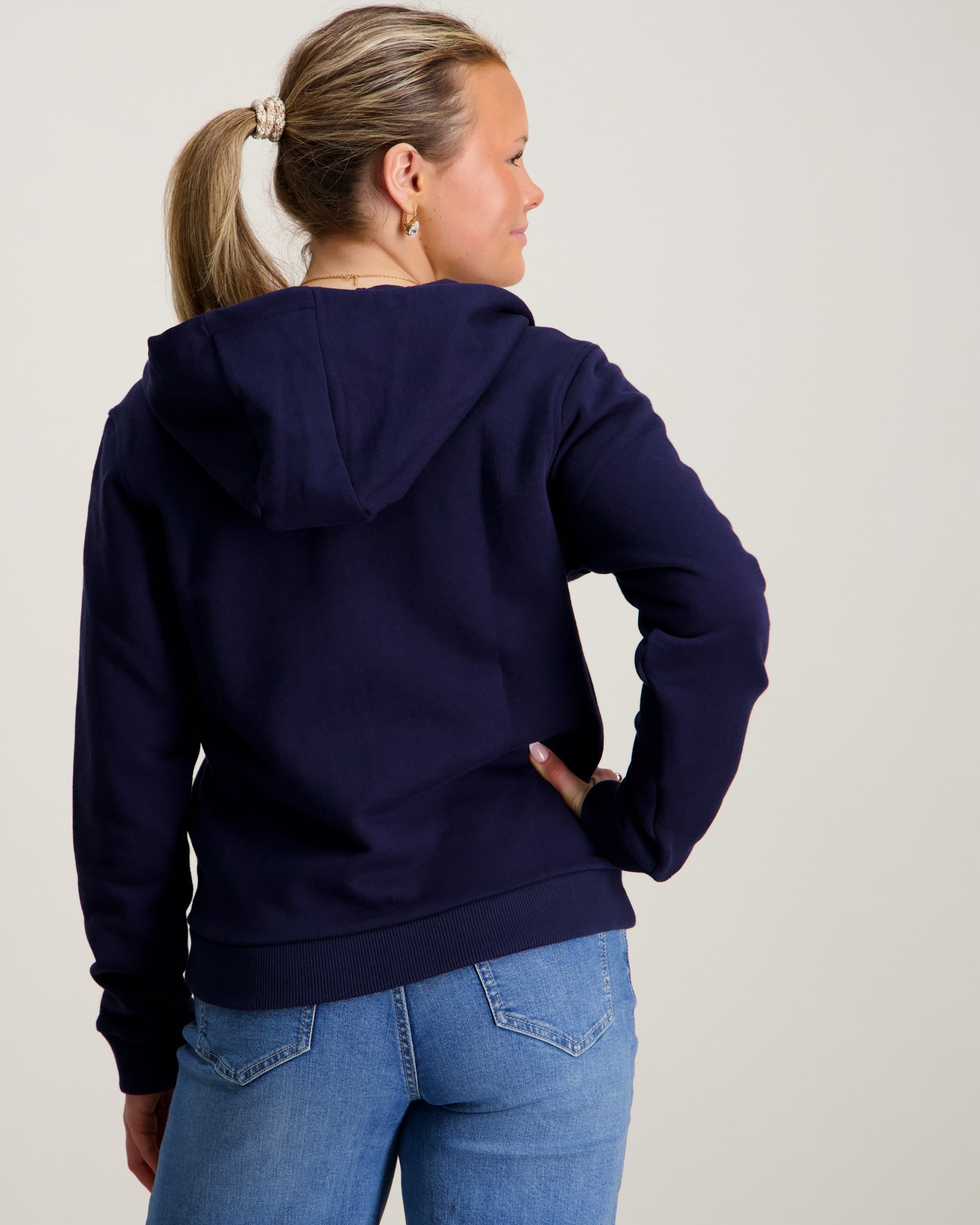 Lacoste SWEATSHIRT ZIP HOOD Blauw voor Meisjes | Kids Brand Store