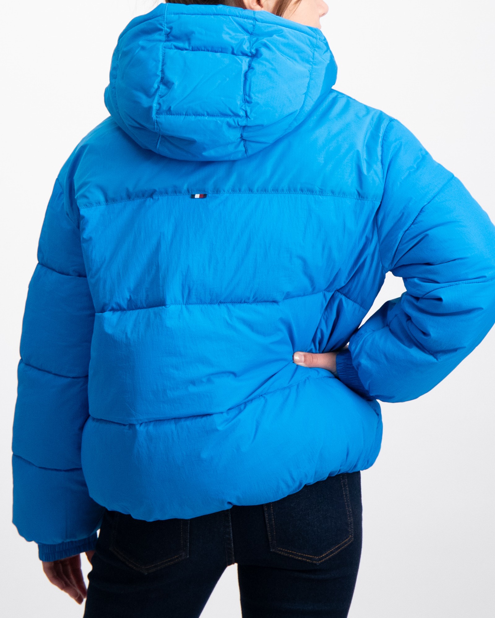 Tommy Hilfiger NEW YORK PUFFER JACKET Blå til Pige | Kids Brand Store