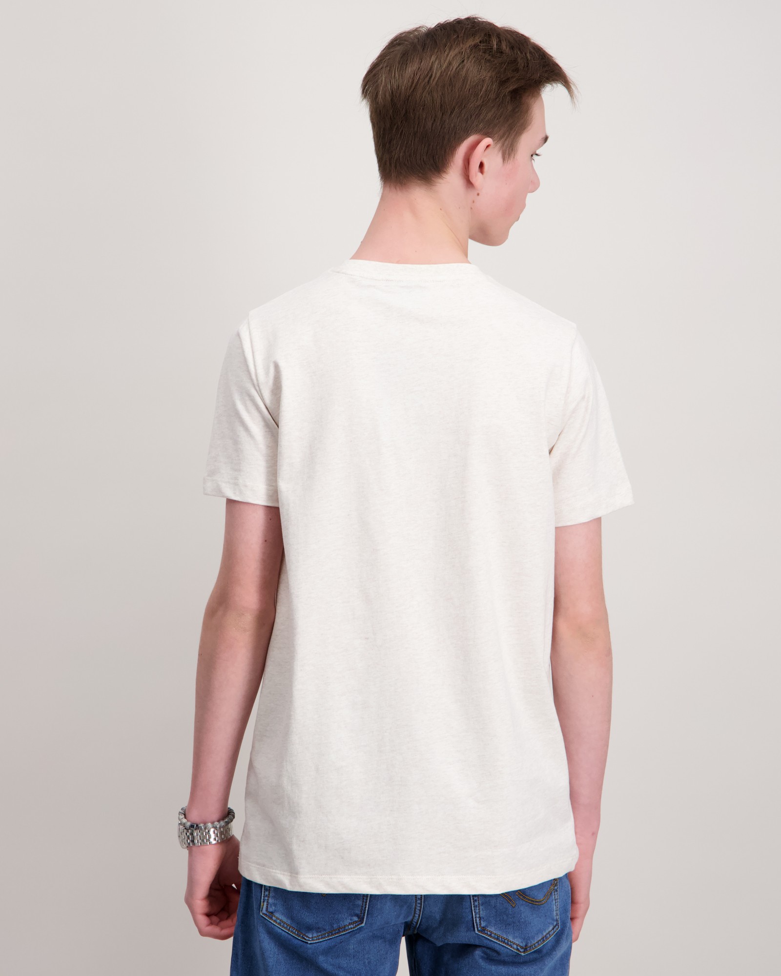 Lyle & Scott Heather T-shirt Beige voor Jongens | Kids Brand Store