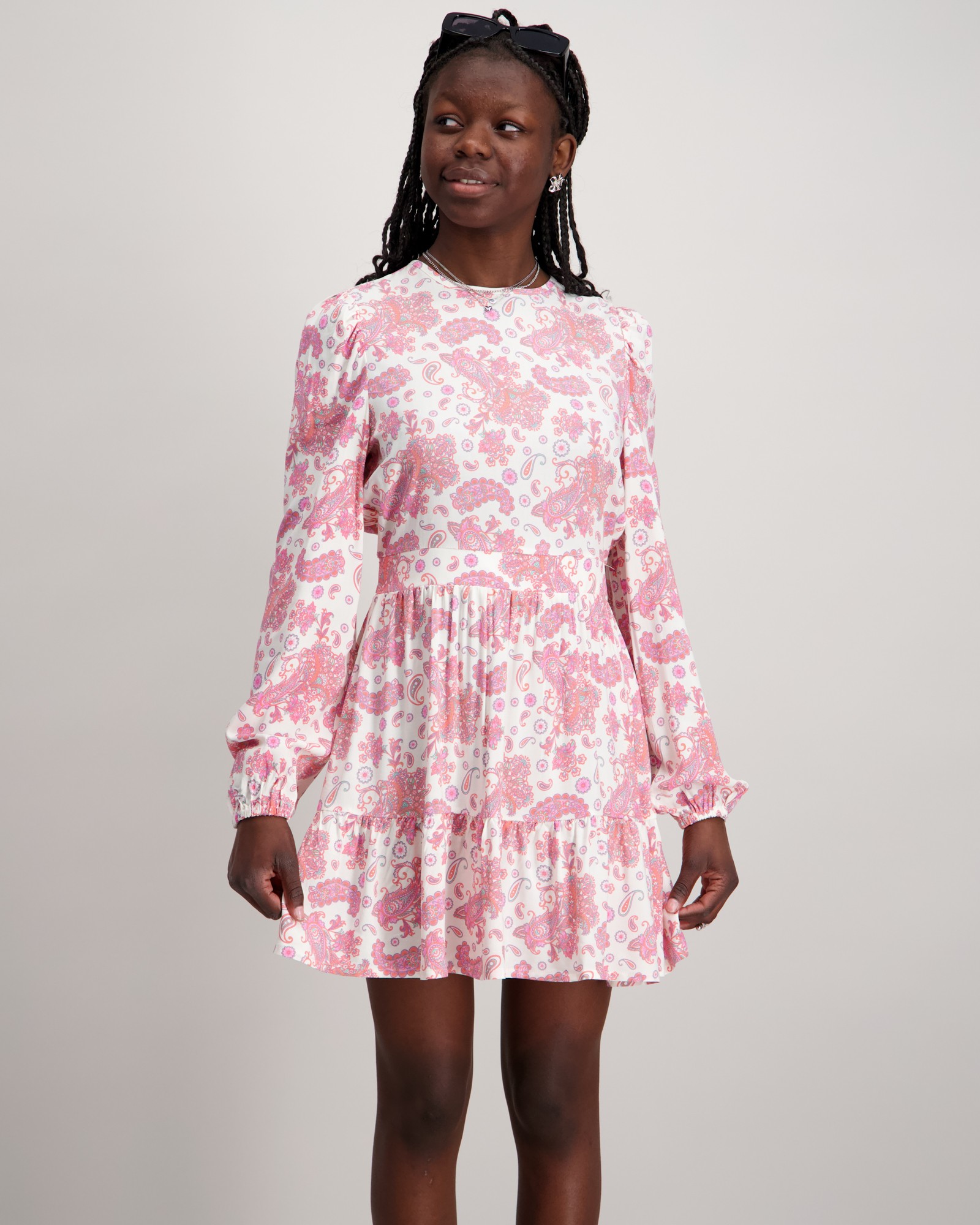 LMTD SANDY LS SHORT DRESS Rosa för Tjej | Kids Brand Store