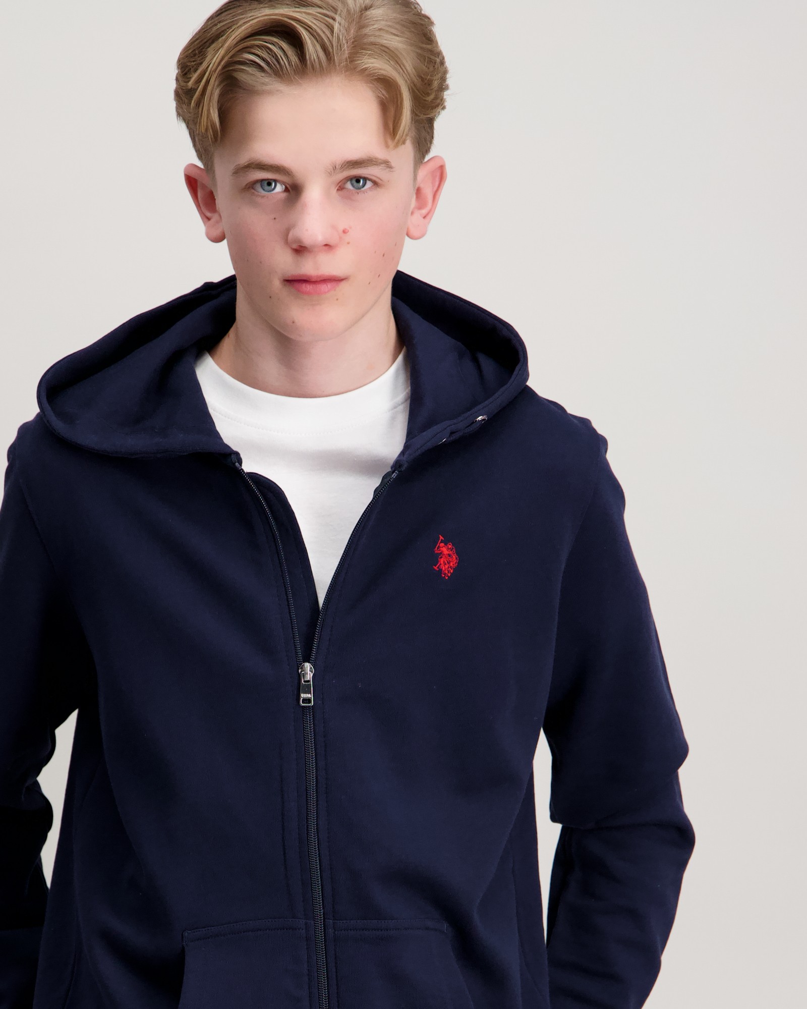 U.S. Polo Assn. Zip Front Sininen varten Pojat | Kids Brand Store