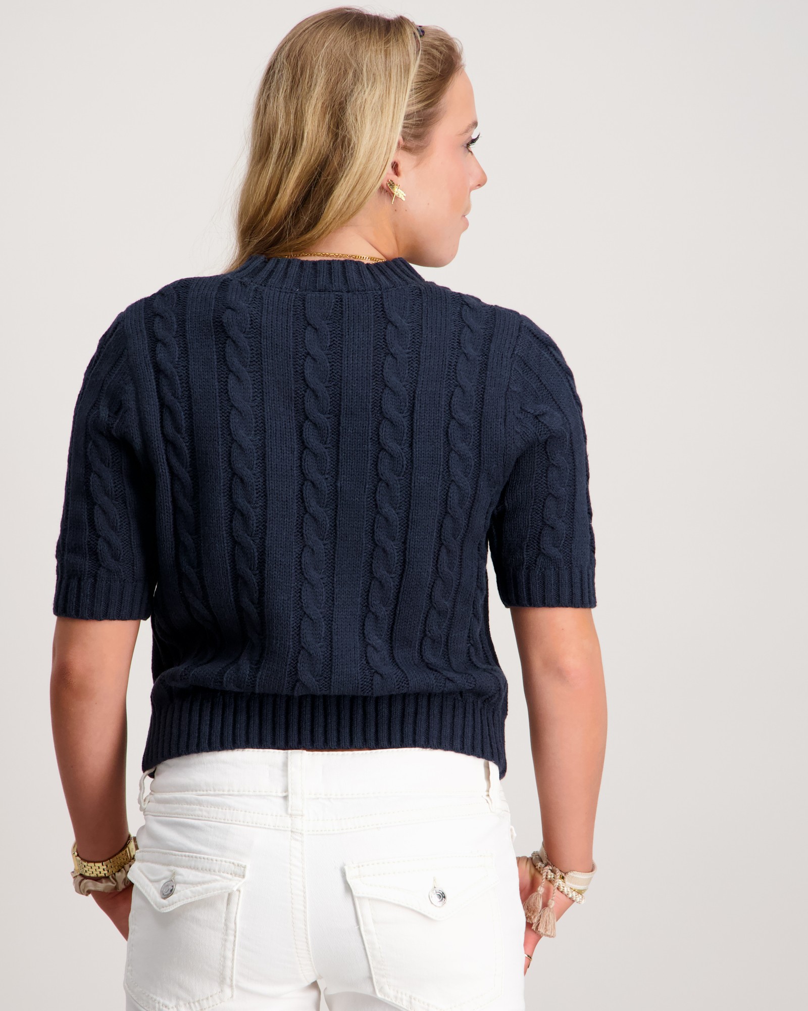 Grunt Gru knitted top Blå til Jente | Kids Brand Store