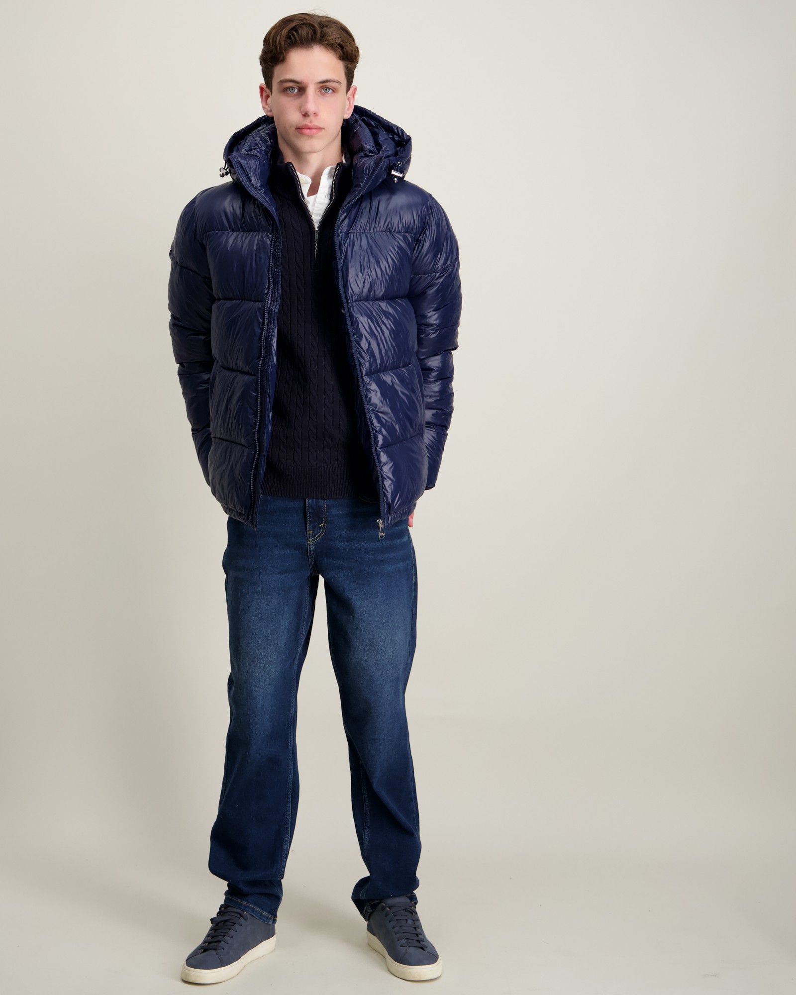 RYVLS Leon Puffer Jacket Shiny Blå för Kille | Kids Brand Store