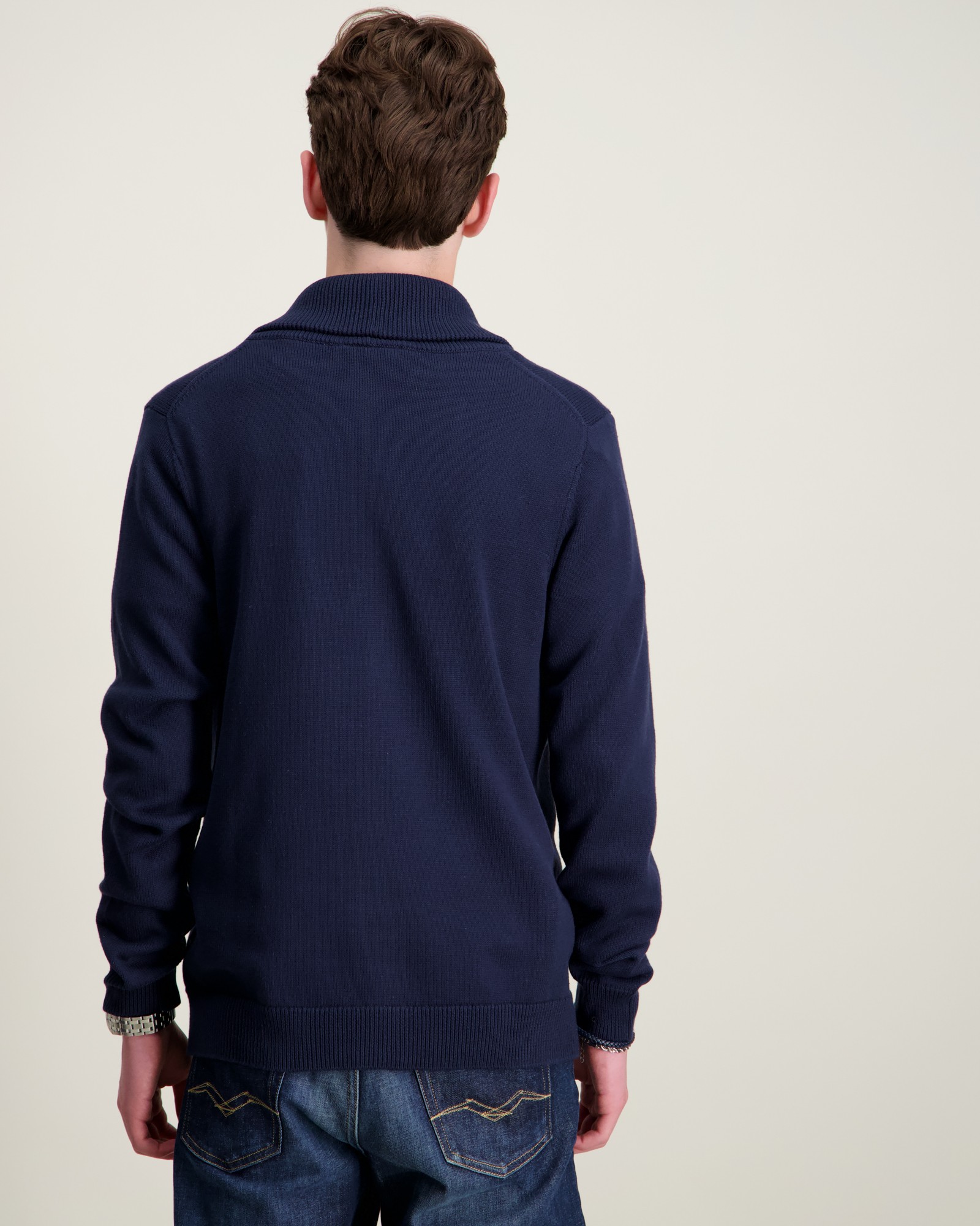 RYVLS Connor Knitted Cardigan Blå til Gutt | Kids Brand Store
