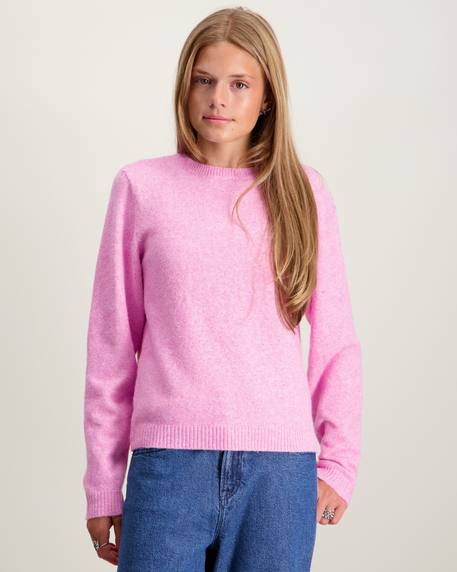 VERO MODA VMDOFFY LS O-NECK BLOUSE GA GIRL Roze voor Meisjes | Kids ...