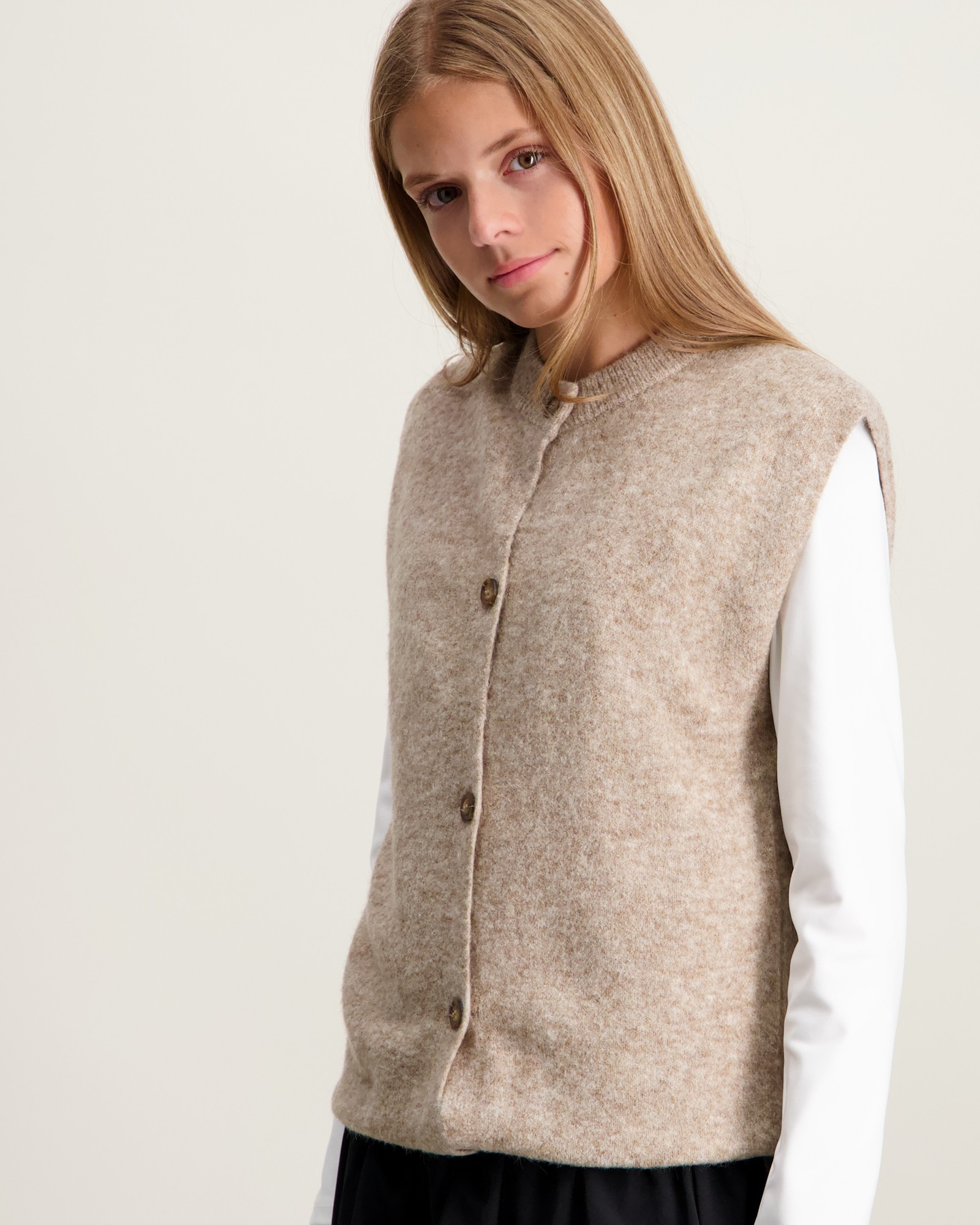 Sofie Schnoor MagSY Vest Beige til Pige | Kids Brand Store