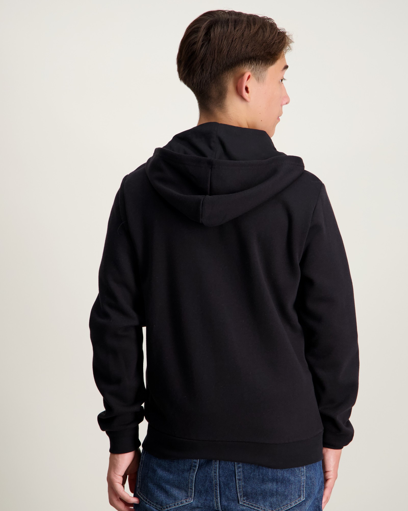 Champion Hooded Full Zip Sweatshirt Svart för Kille | Kids Brand Store