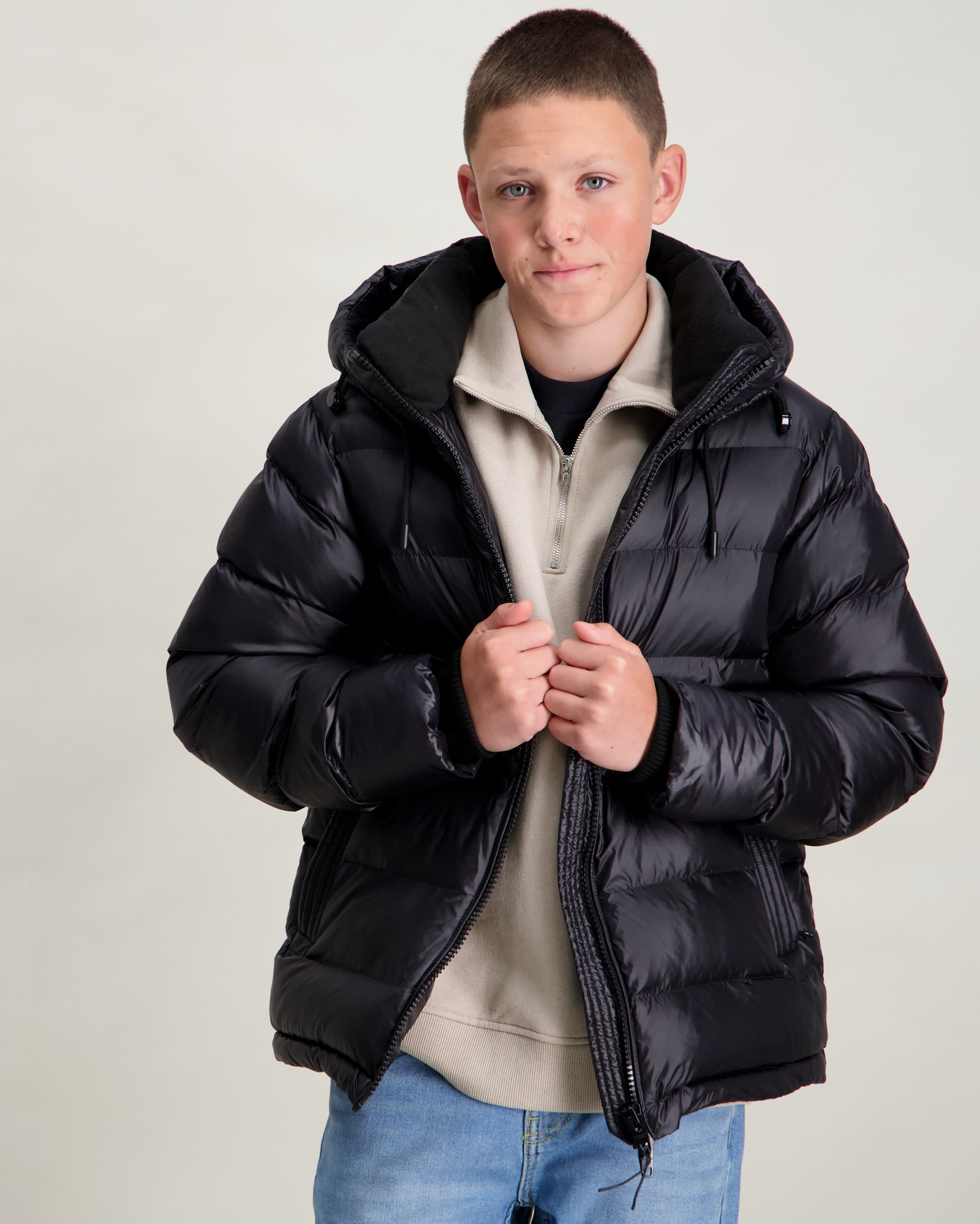 Rockandblue Curtis Junior Jacket Sort til Dreng | Kids Brand Store