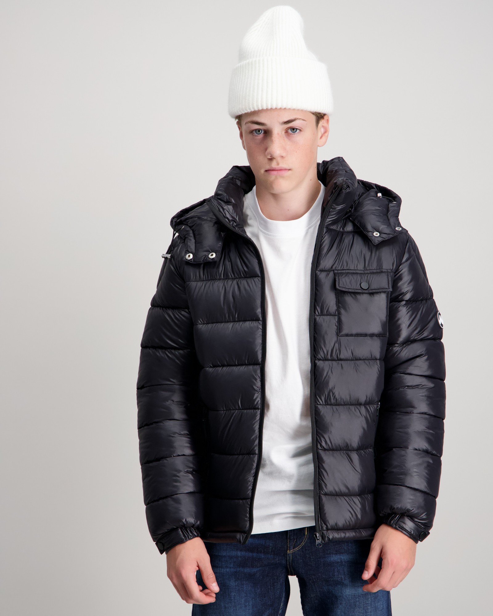 MAGGIORE Puffer Jacket Svart til Gutt | Kids Brand Store