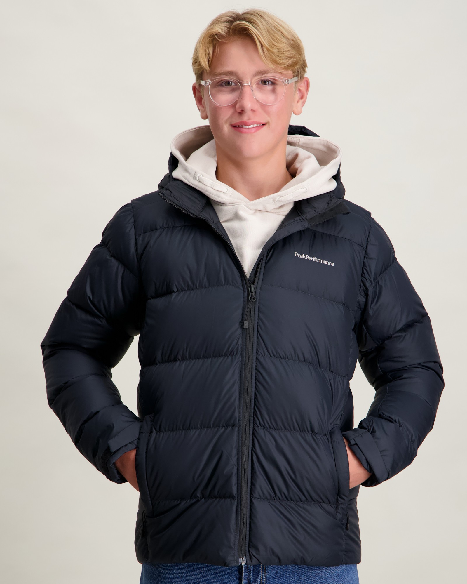 Peak Performance Jr Frost Down Puffer Jacket Schwarz für Jungen | Kids ...