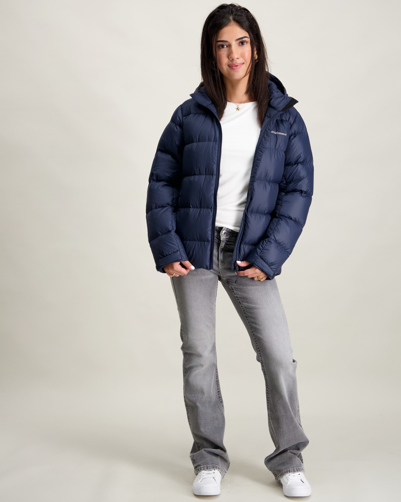 Peak Performance Jr Frost Down Puffer Jacket Blå til Pige | Kids Brand ...