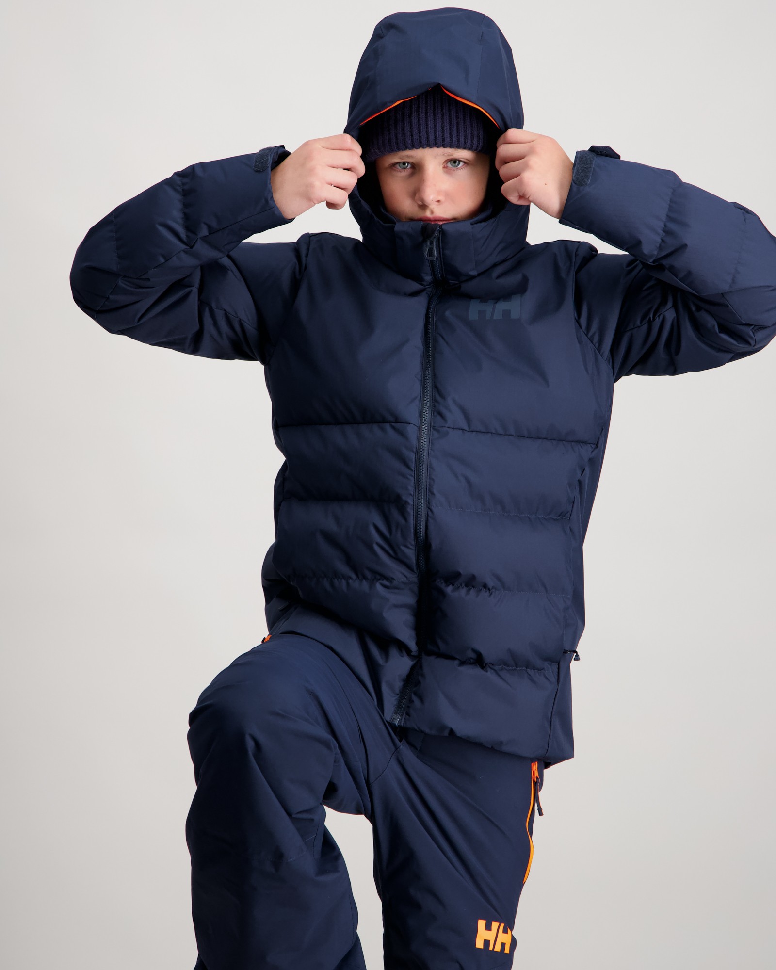 Helly Hansen JR KVITFJELL RACE PUFFY JACKET Blå til Dreng | Kids Brand ...