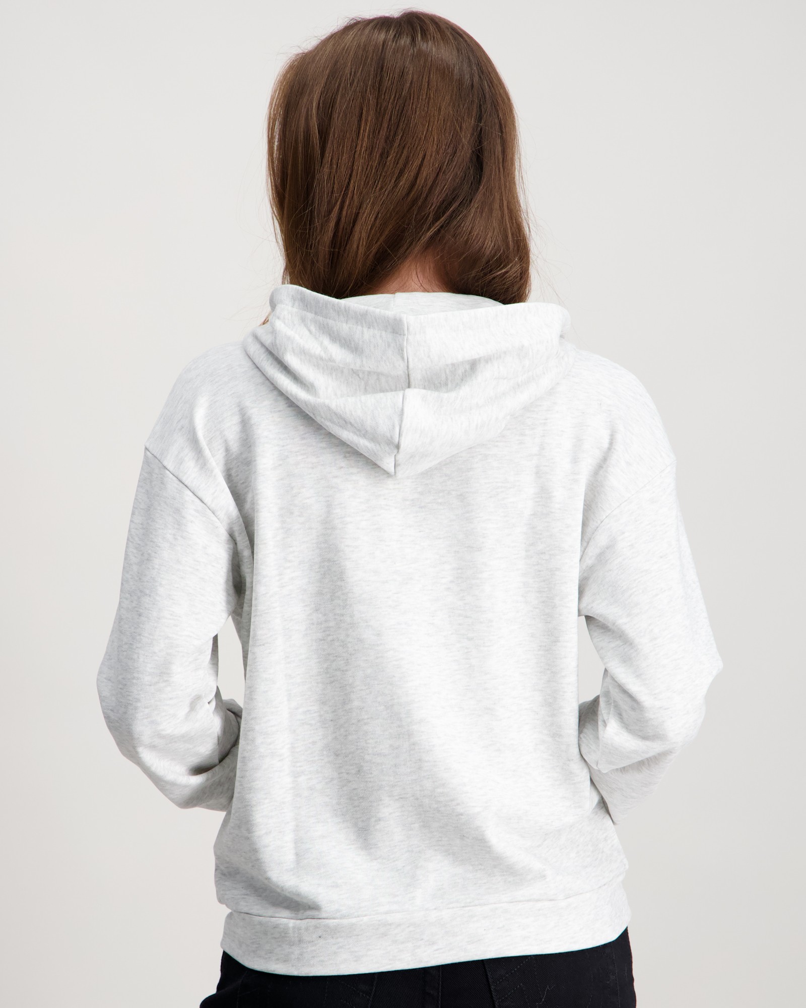 VERO MODA VMTRINA ZIP LS HOODIE JRS GIRL Grå för Tjej | Kids Brand Store