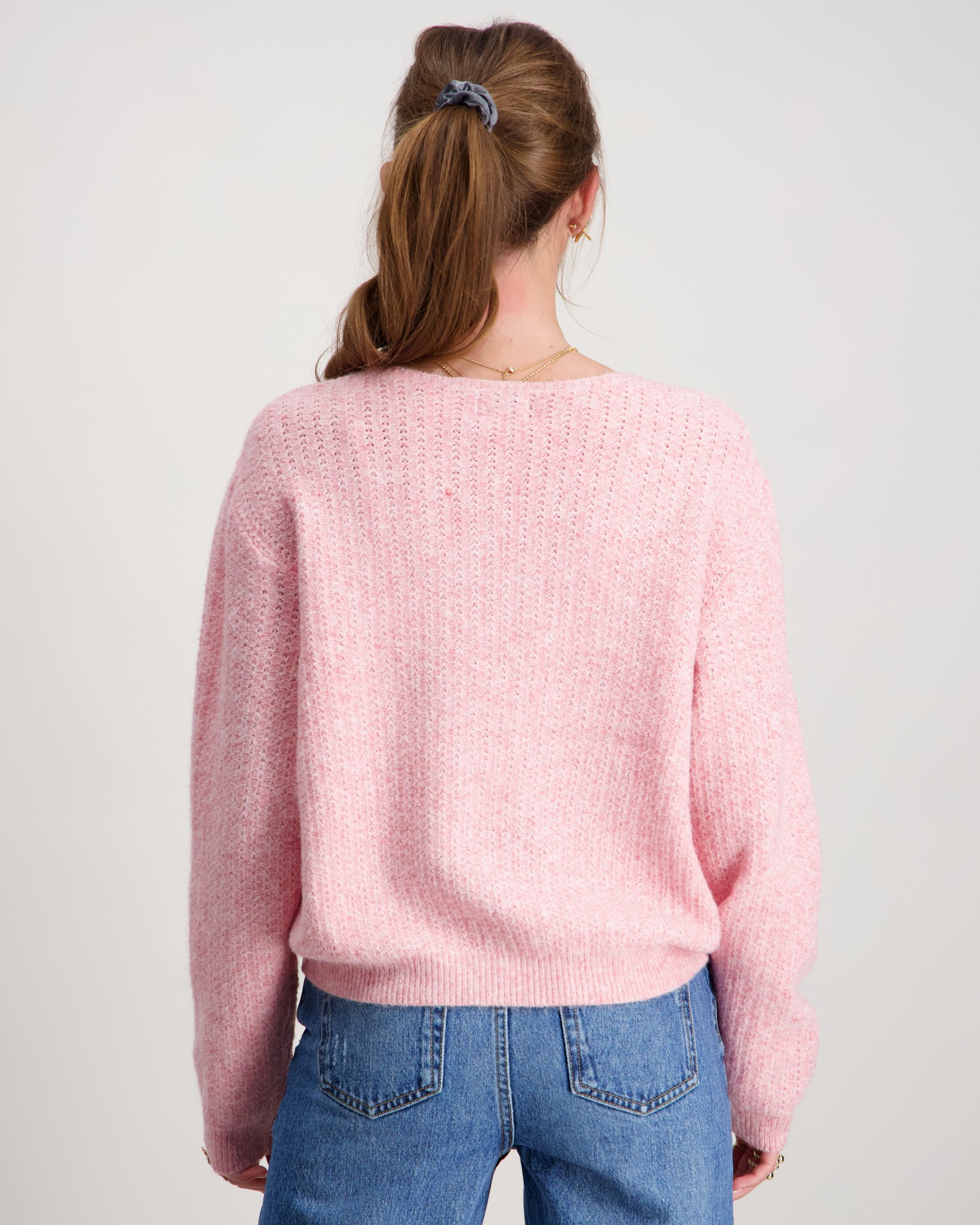 VERO MODA VMWENDY LS BOATNECK SHORT PULLOVER Rosa för Tjej | Kids Brand ...