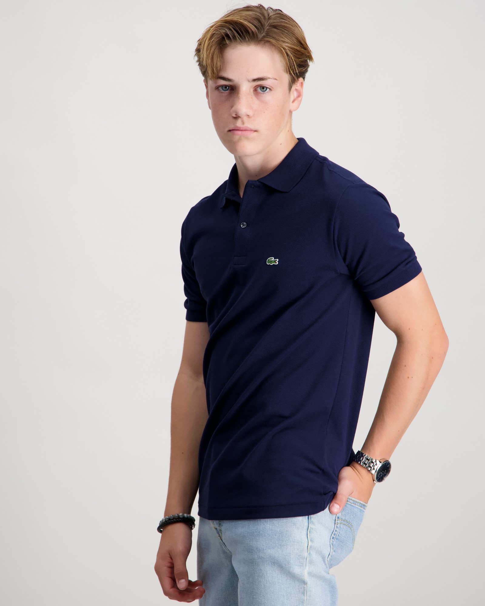 Lacoste LCB PETIT PIQUE POLO Sininen varten Pojat | Kids Brand Store