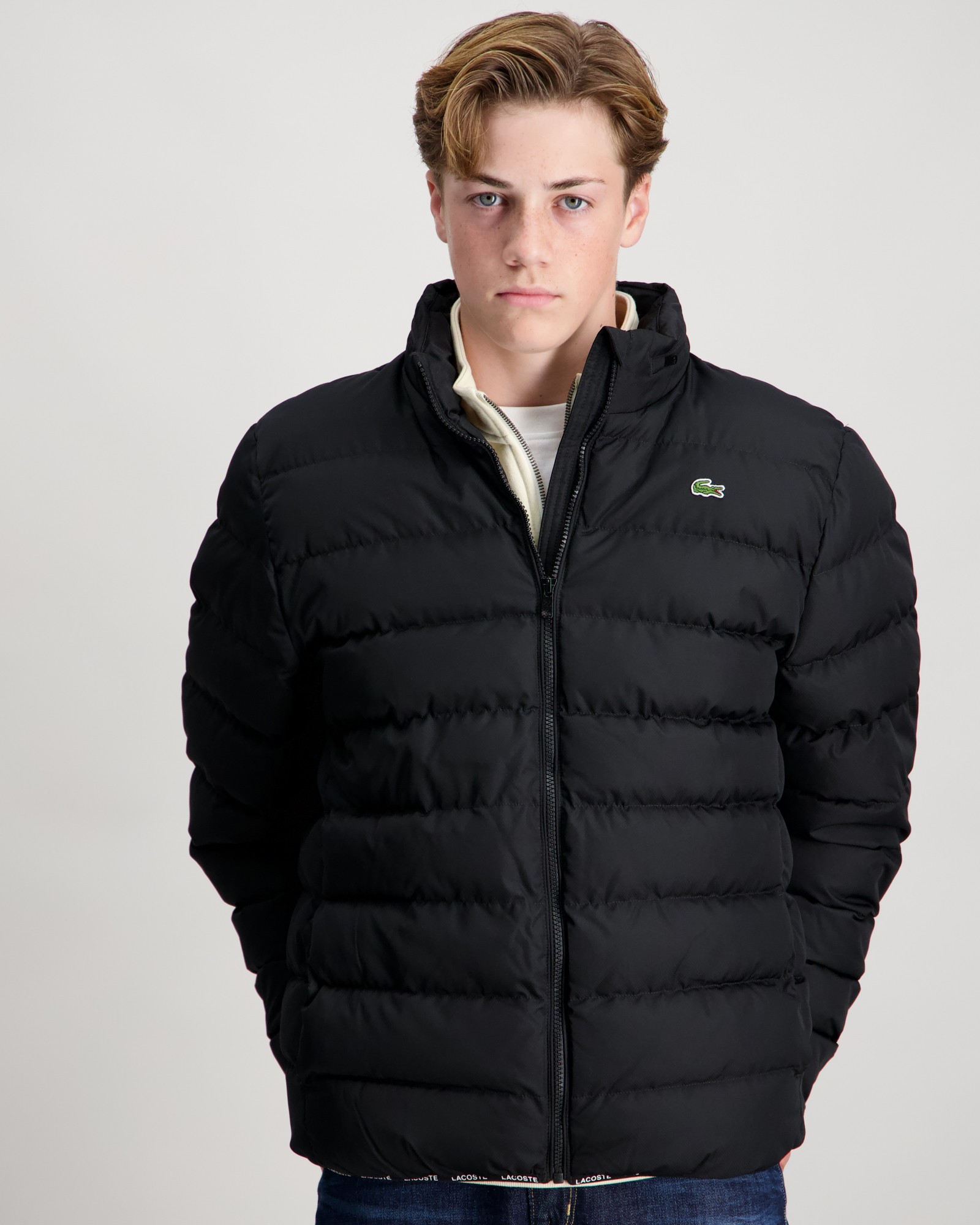 Lacoste LCN LACOSTE MID WT PUFFER Schwarz für Jungen | Kids Brand Store