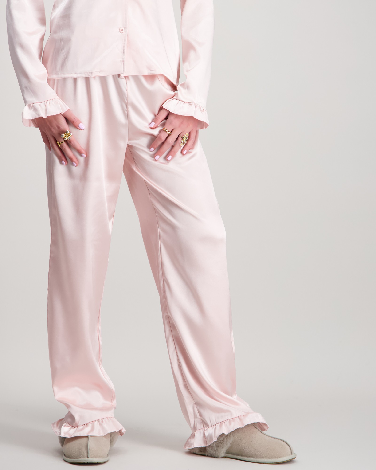LMTD NLFNIGHTYS PYJAMAS SET Rosa til Pige | Kids Brand Store