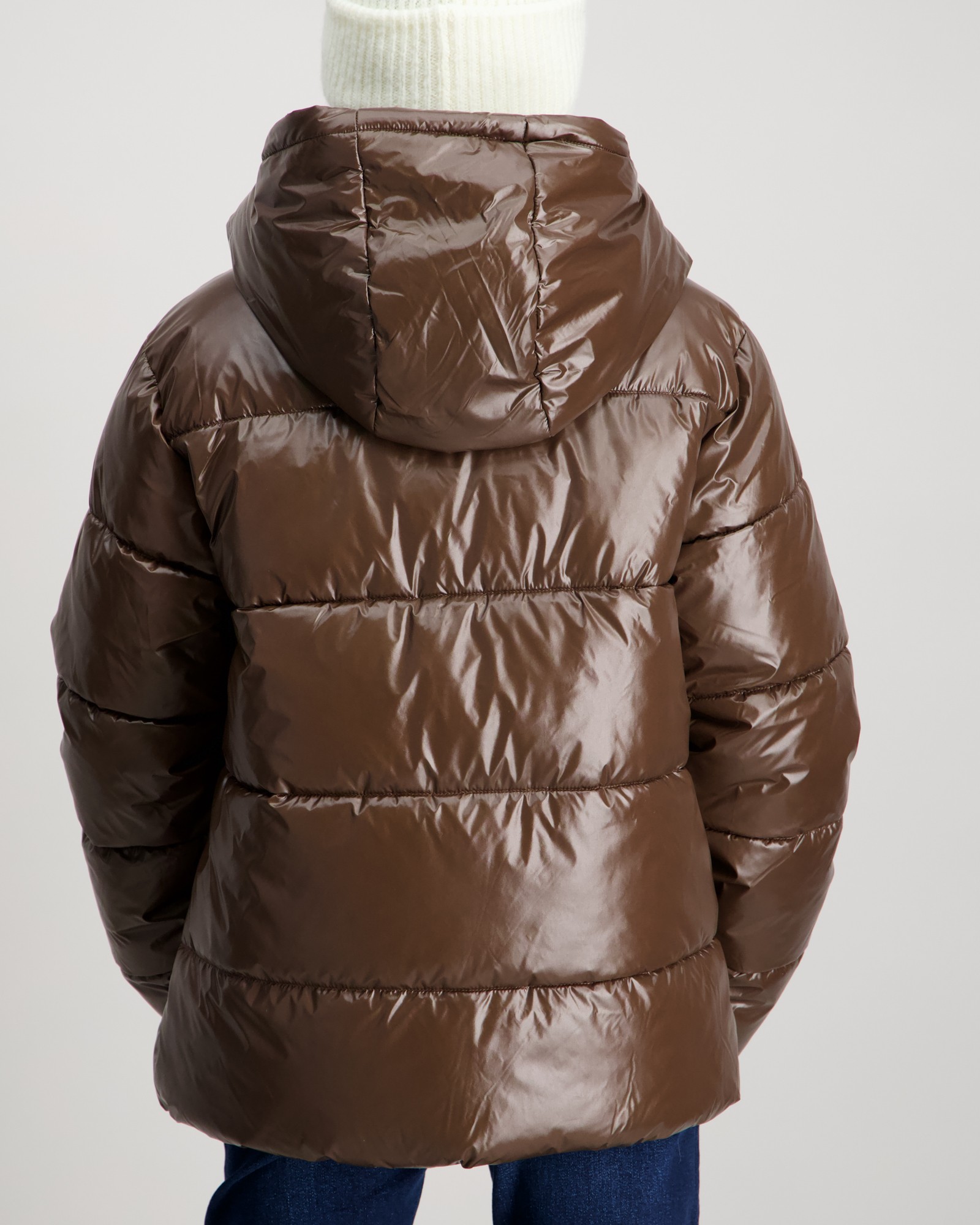 LMTD NLNMAYAR PUFFER JACKET Brun för Tjej | Kids Brand Store