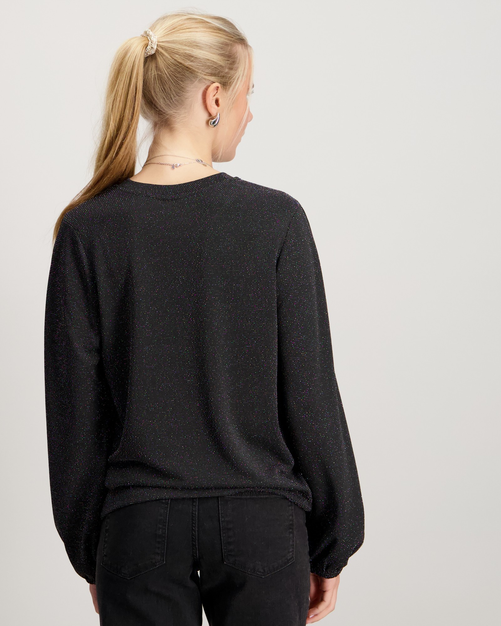 VERO MODA VMKANVA LS TOP Schwarz für Mädchen | Kids Brand Store